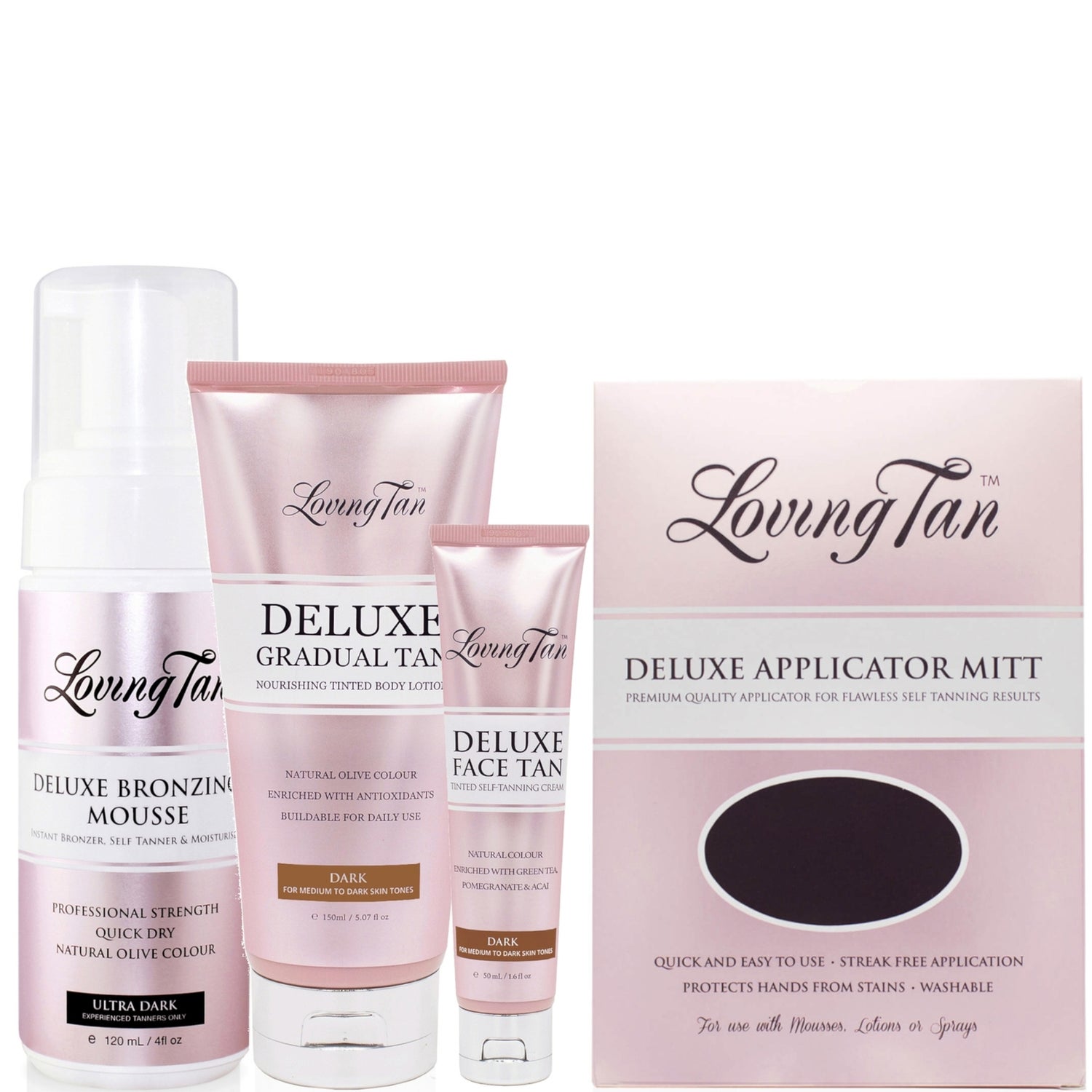 Loving Tan The Signature Set Ultra Dark | LOOKFANTASTIC AU