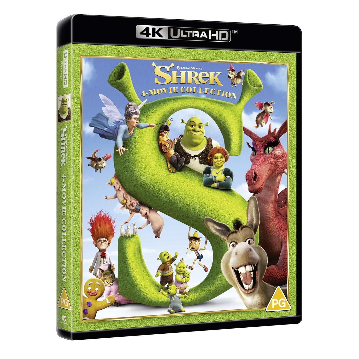 Shrek 1-4 4K Ultra HD 4K - Zavvi Ireland