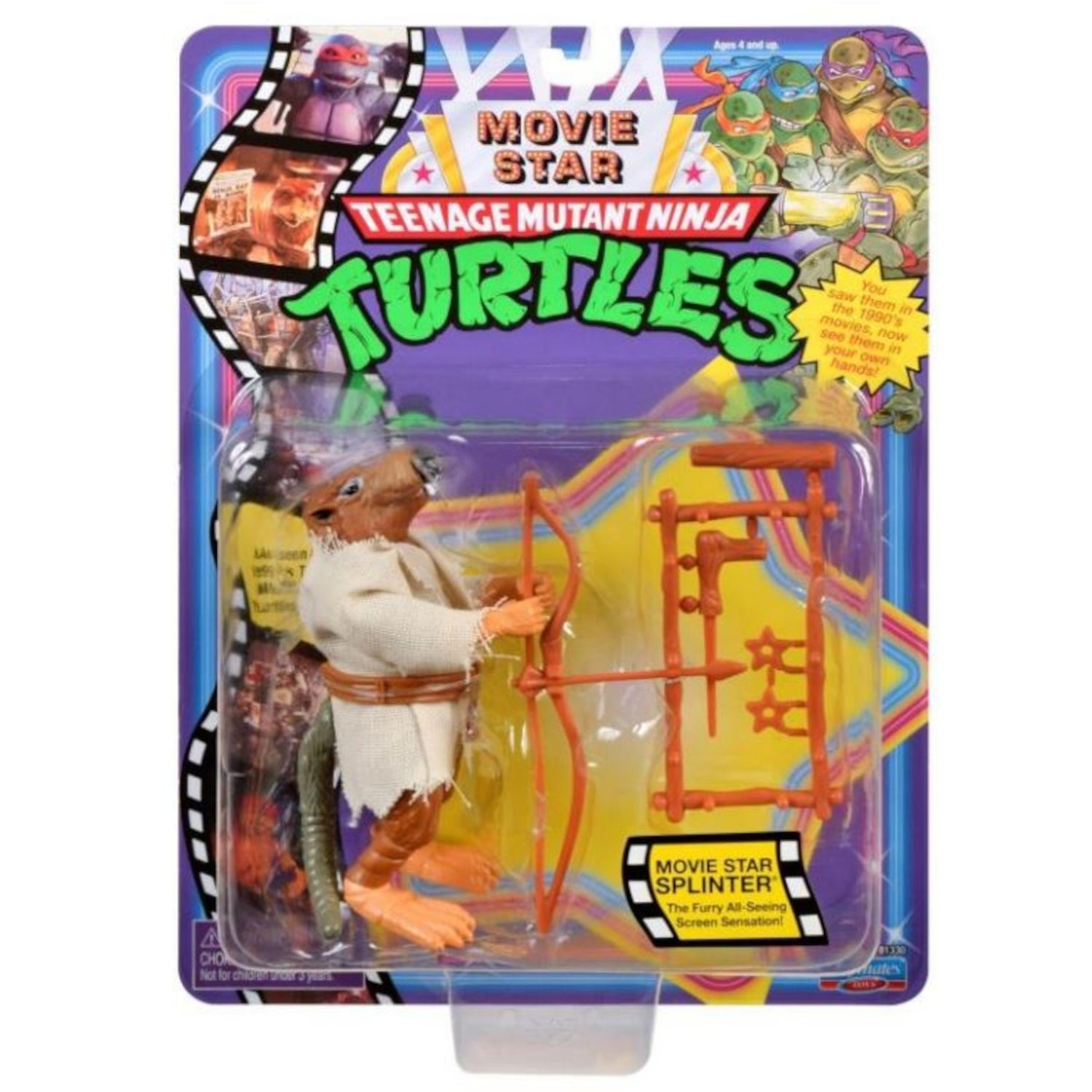 Teenage Mutant Ninja Turtles TMNT: 1991 Movie Star Action Figure ...