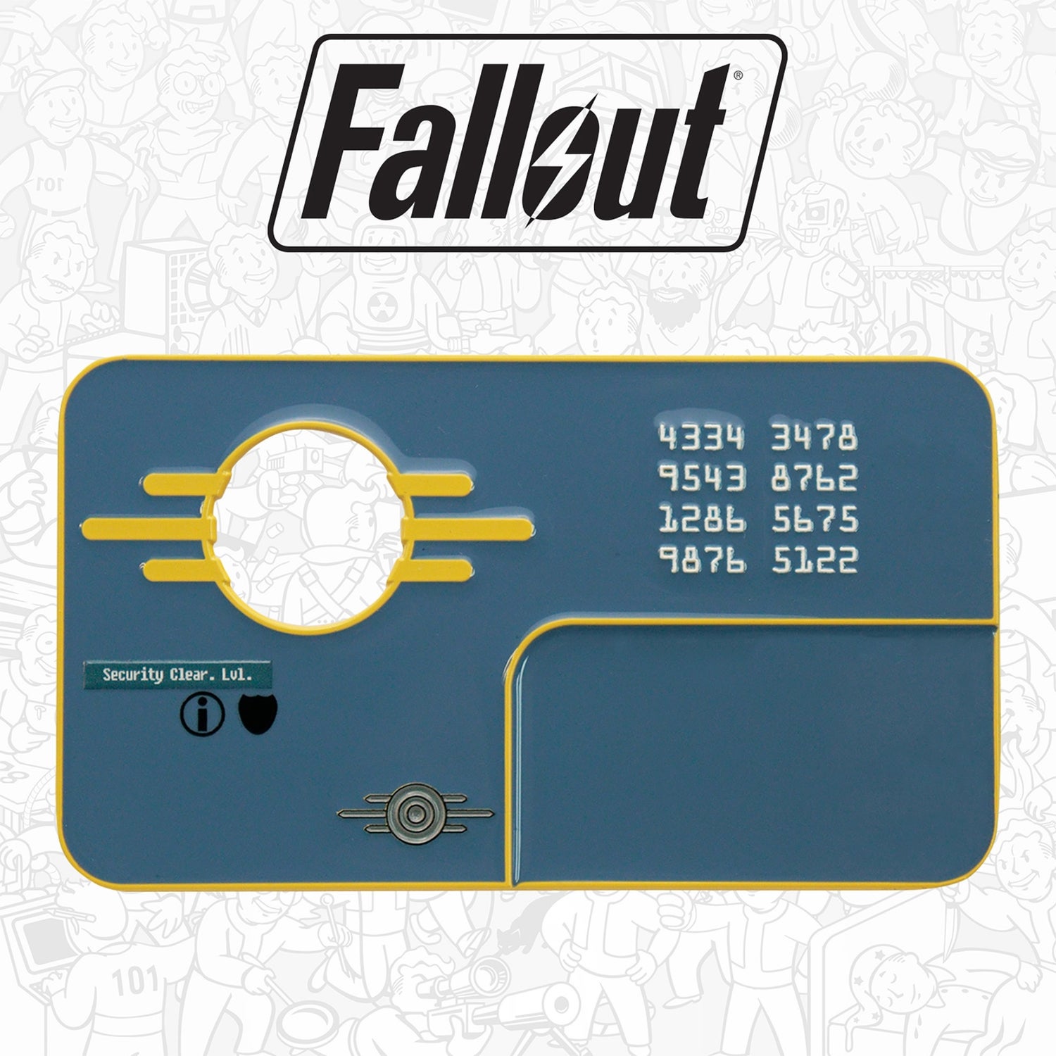 Fallout Vault Security Keycard Replica Merchandise | Zavvi Australia