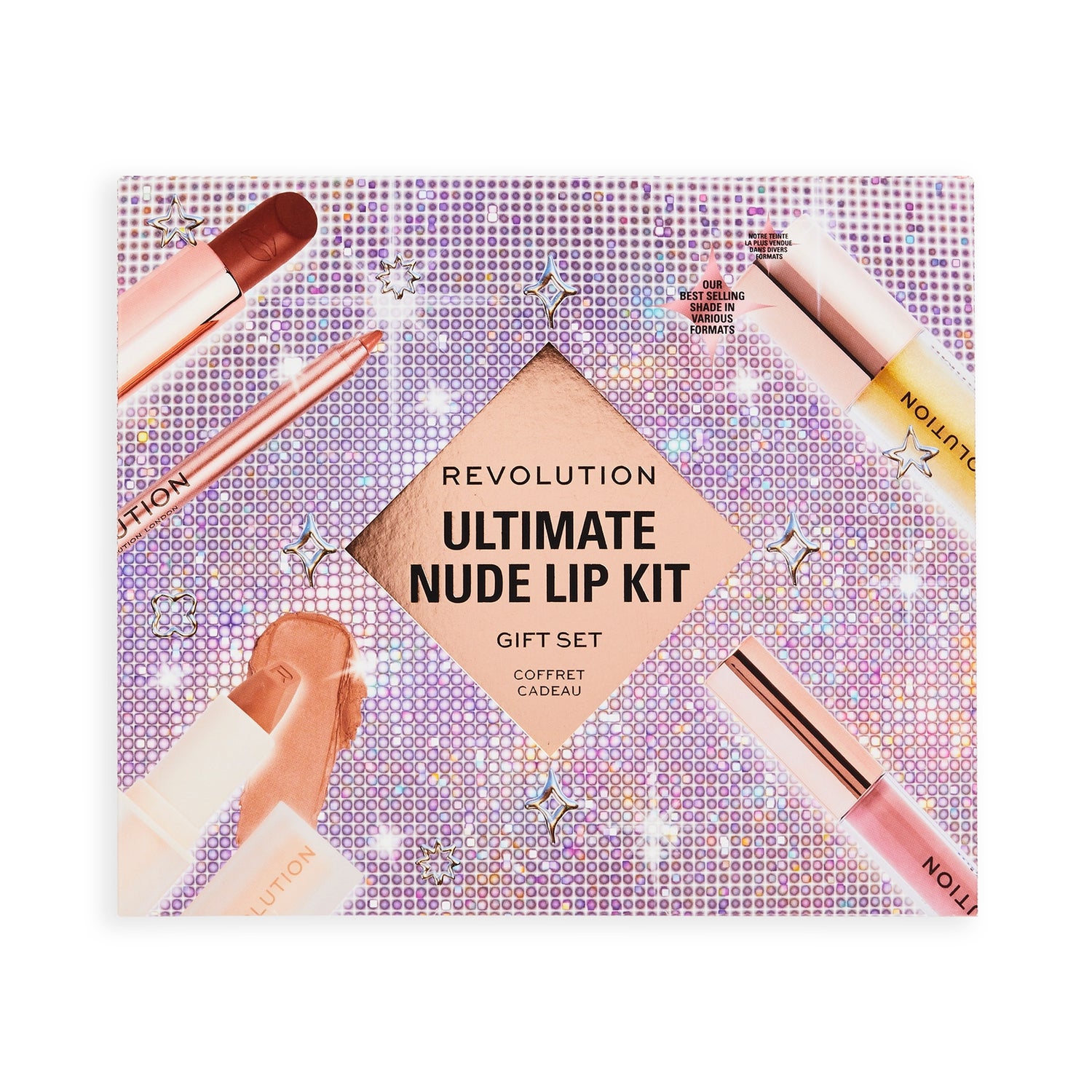 Makeup Revolution Ultimate Nude Lip Kit - lookfantastic