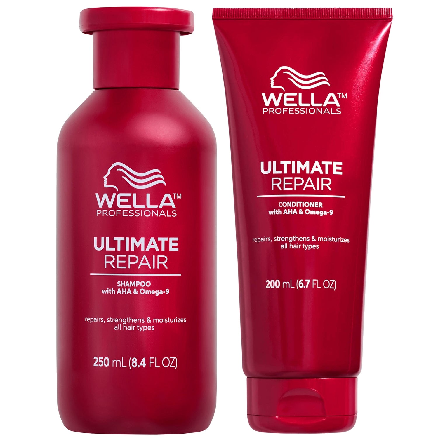 Wella Professionals Care Ultimate Repair Shampoo and Conditioner Bundle ...
