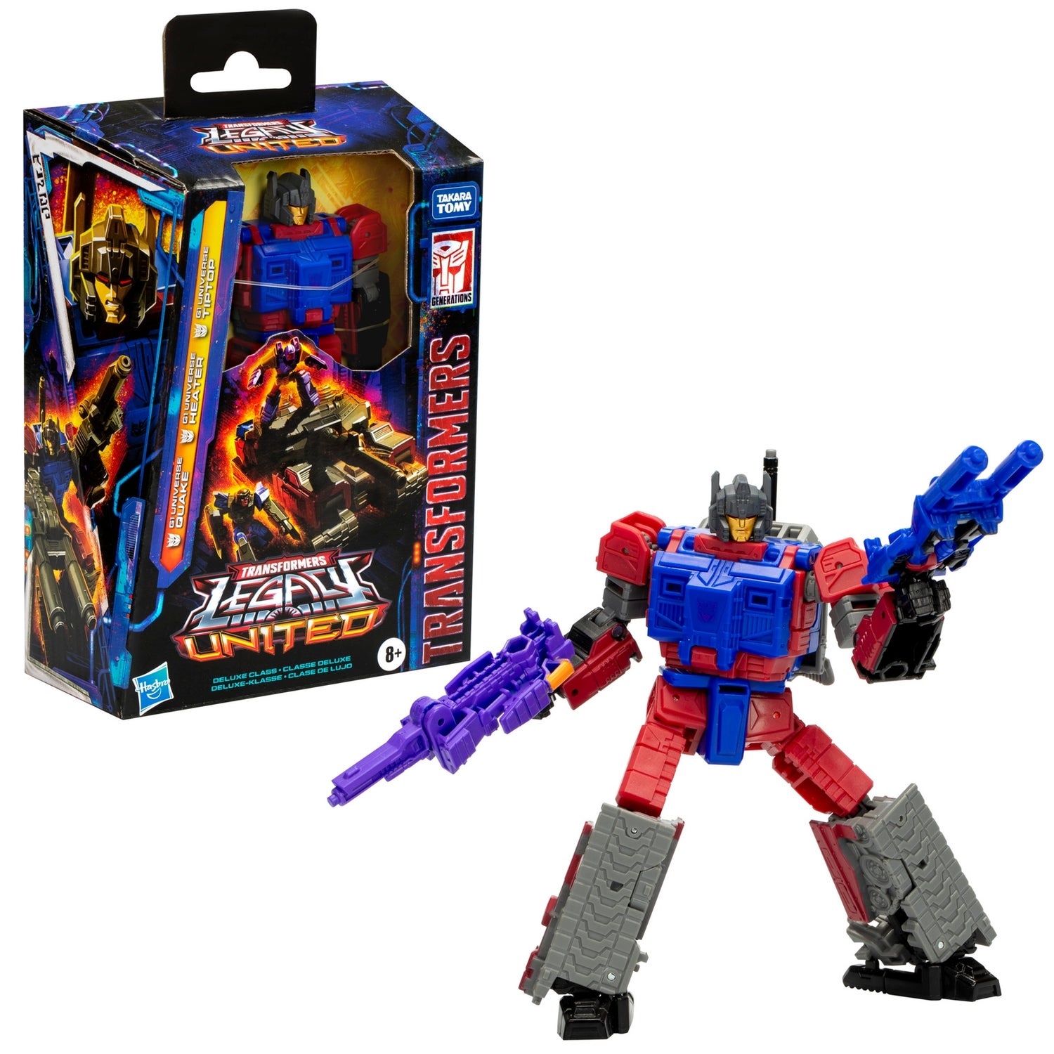 Transformers Legacy United Deluxe Class G1 Universe Quake Action Figure ...
