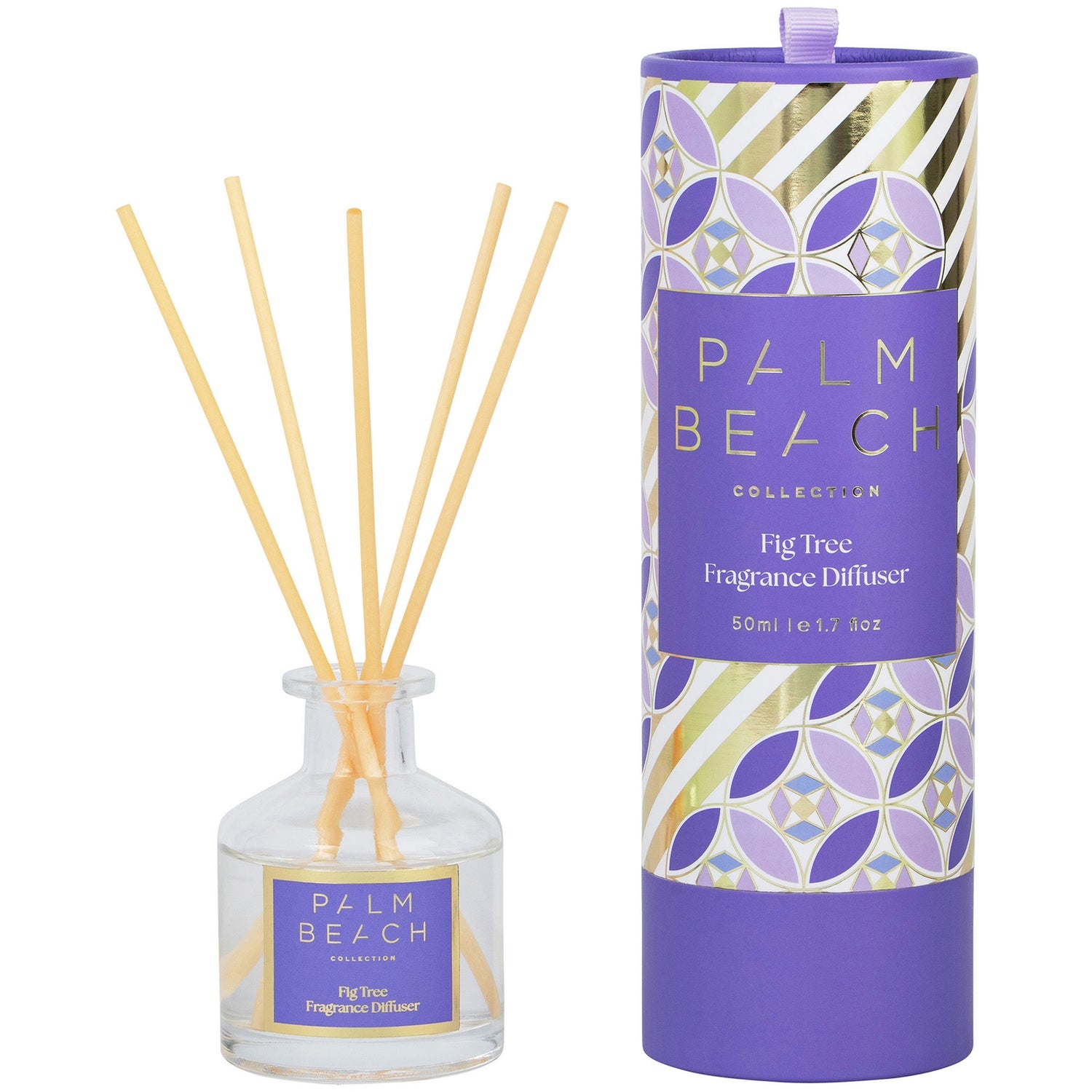 Palm Beach Collection Fig Tree Mini Fragrance Diffuser 50ml | LOOKFANTASTIC AU