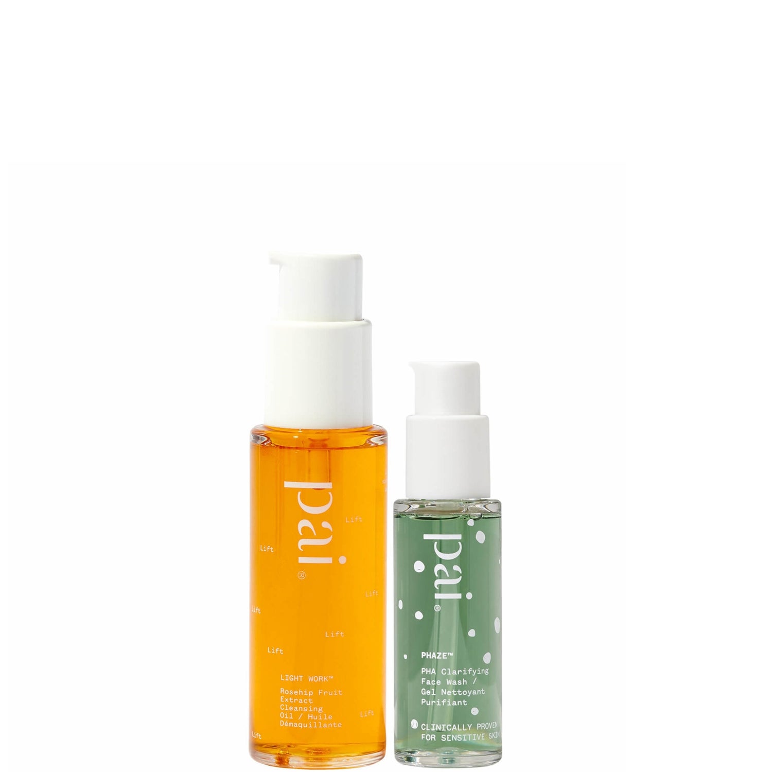 Pai Skincare Double Cleanse Duo - Light Work Rosehip Cleansing Oil 28ml ...