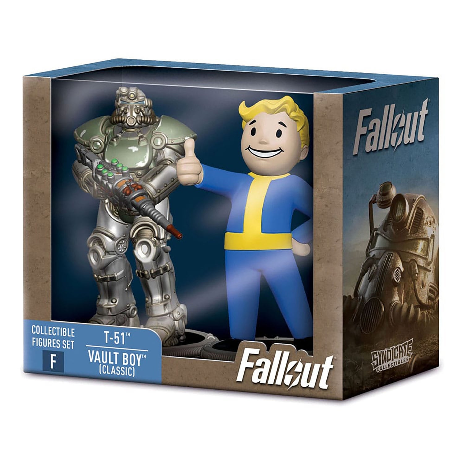 Fallout Mini Figures 2-Pack Set F Raider & Vault Boy (Strong) 7 cm ...