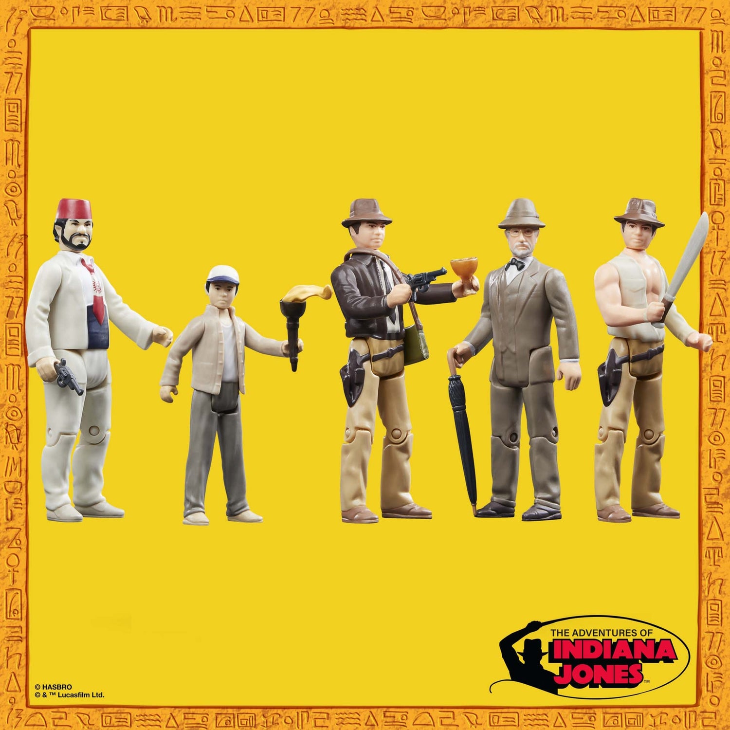 Hasbro 5-Pack Kenner Indiana Jones Action Figures - Wave 2 Toys | Zavvi ...