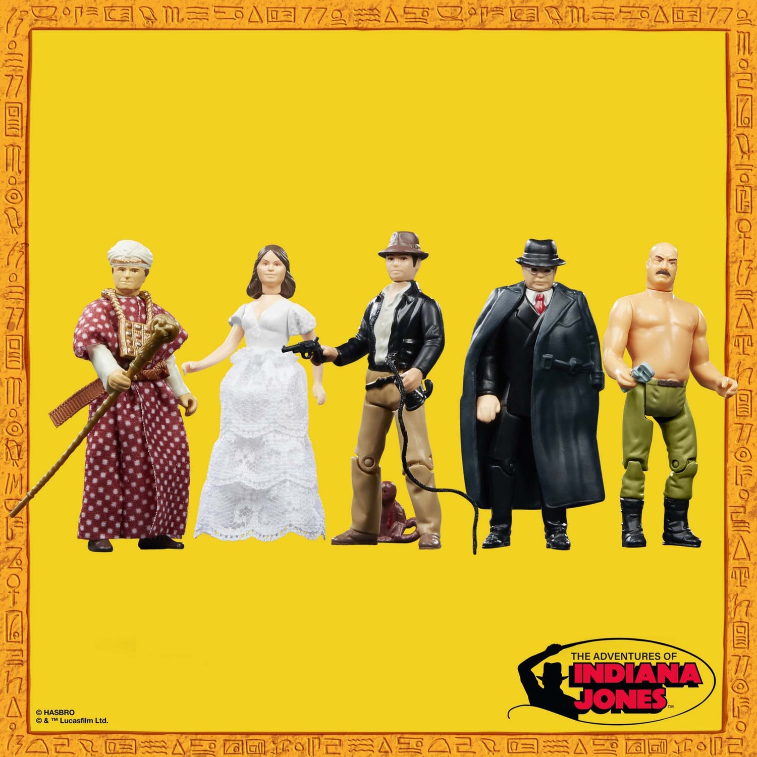 Hasbro 5-Pack Kenner Indiana Jones Action Figures - Wave 1 Toys - Zavvi UK