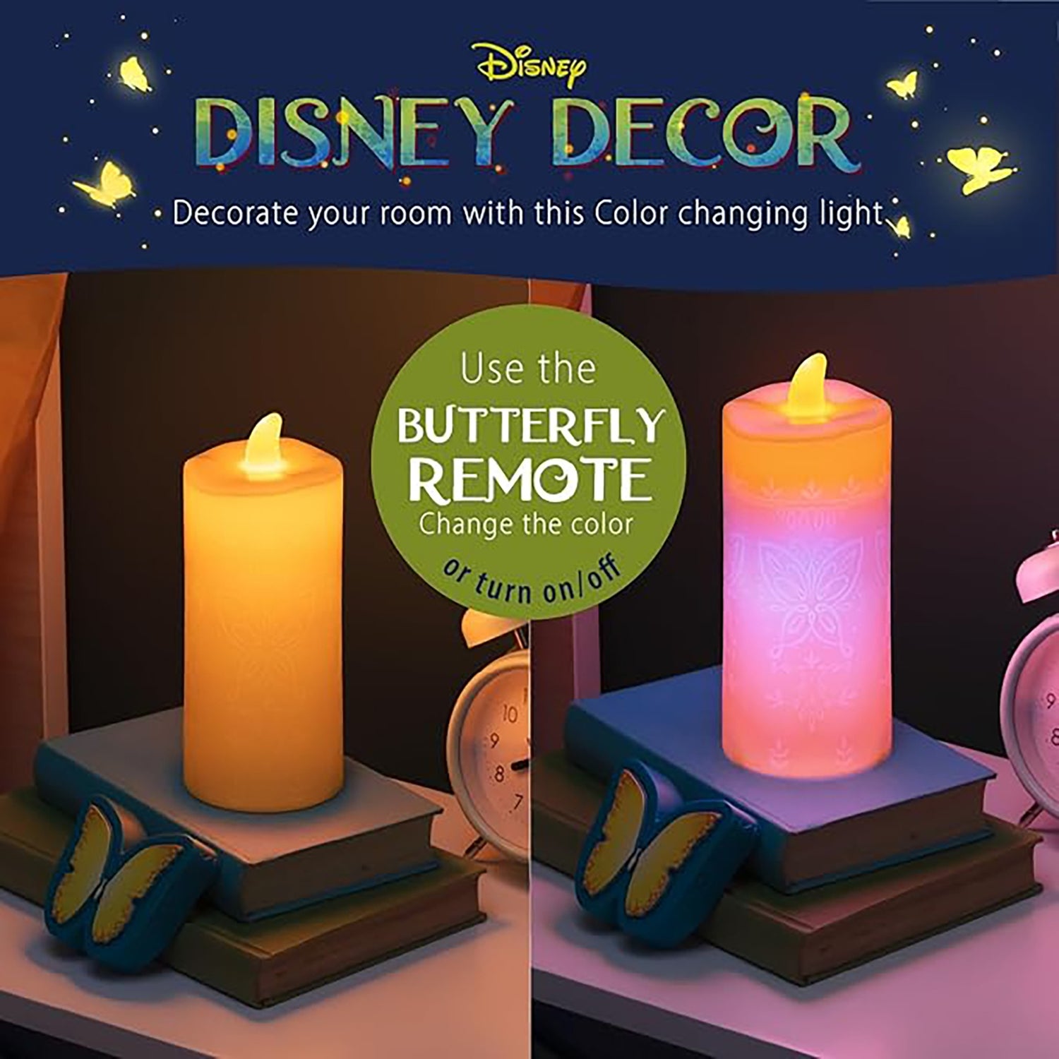 Disney: Encanto – Candle with Butterfly Light with Remote Toys - Zavvi UK