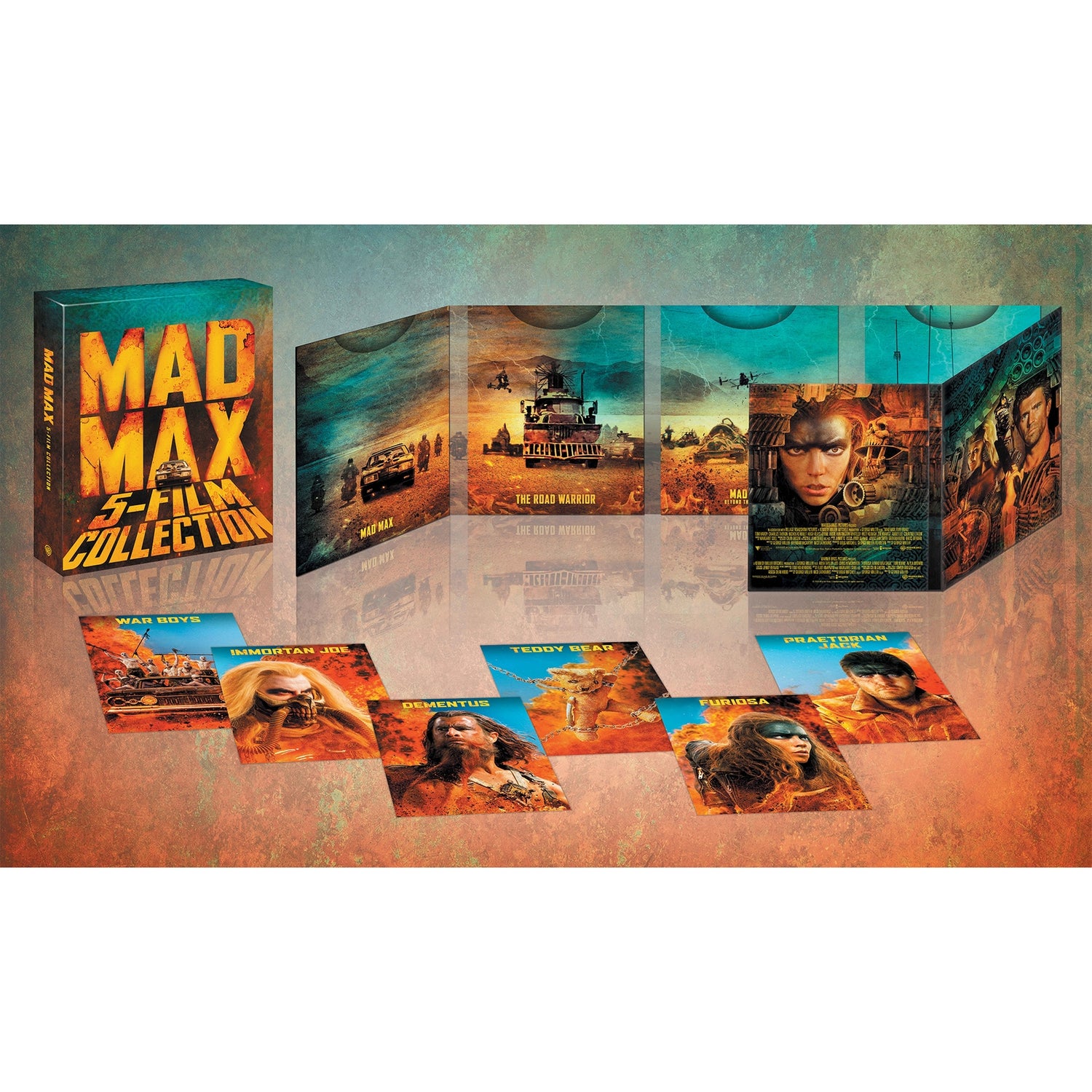 Mad Max 5 Film Collection 4K Ultra HD (Includes Blu-ray) 4K | Zavvi ...