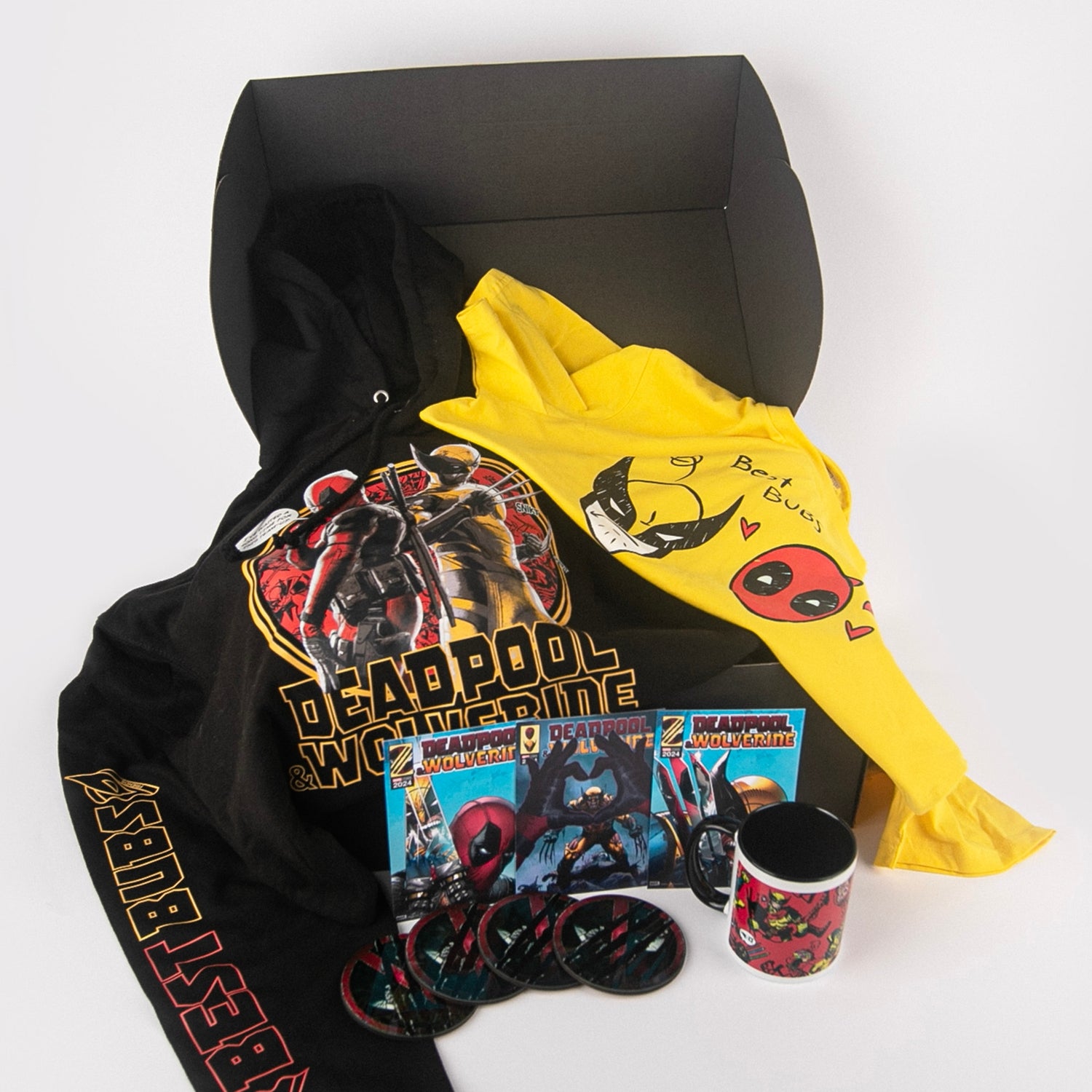 Deadpool & Wolverine Best Bubs! Limited Edition Box Clothing | Zavvi ...