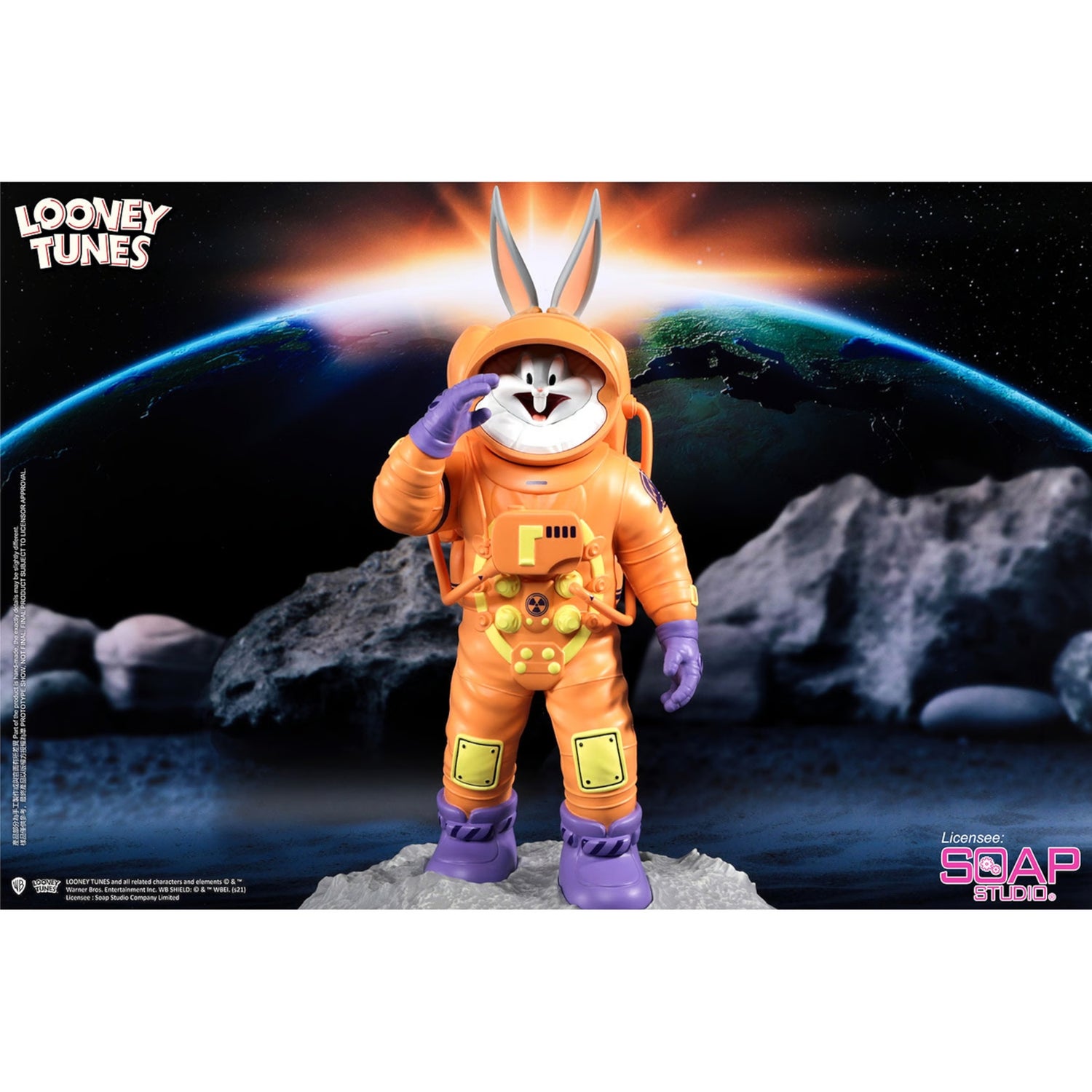 Soap Studio Looney Tunes Bugs Bunny Astronaut Statue (35cm) | Zavvi.nl