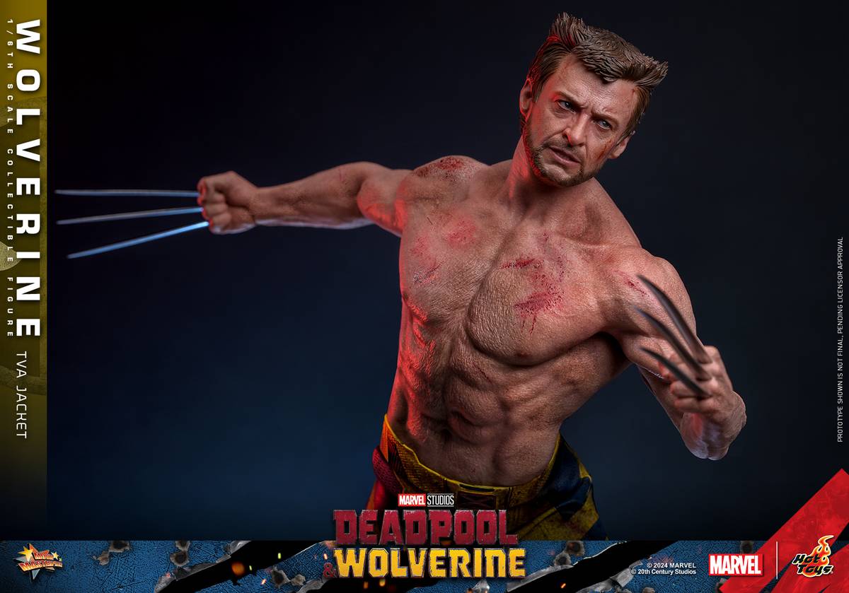 Hot Toys 1:6 Wolverine (TVA Jacket Version) - Deadpool & Wolverine ...