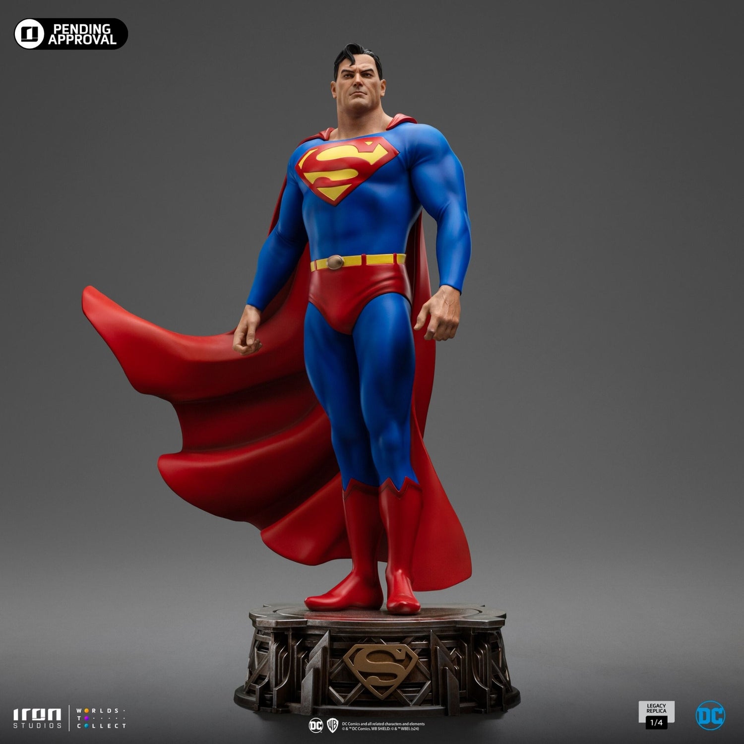 Iron Studios DC Comics Superman DC Trinity Legacy Replica 1/4 Scale ...