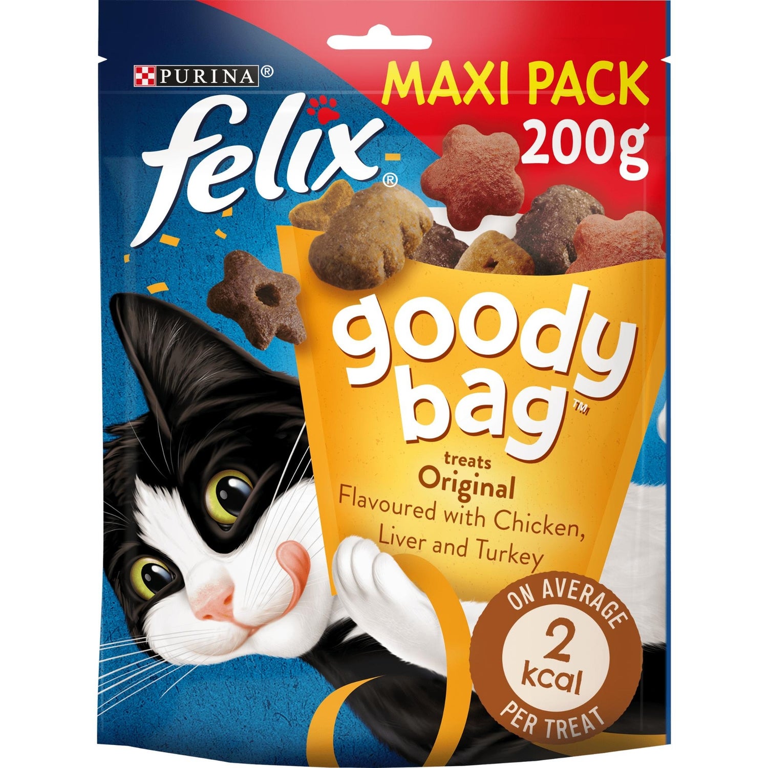 Felix Goody Bag Cat Treats Original Mix 200g | Purina Direct