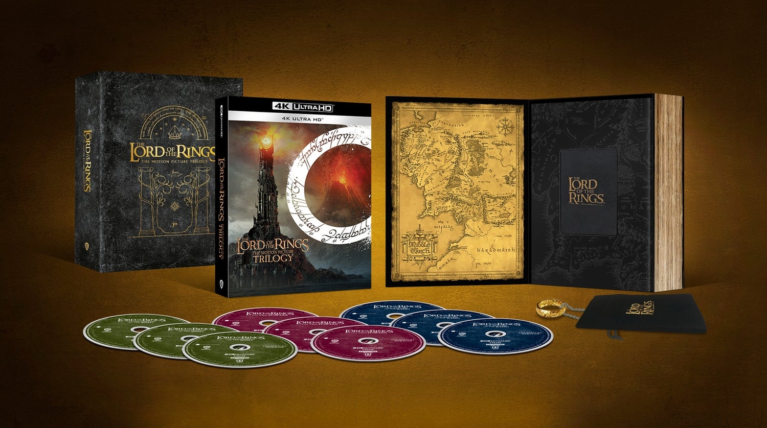 The Lord of the Rings Trilogy 'One Ring' Giftbox Special Edition 4K Ultra HD 4K - Zavvi UK
