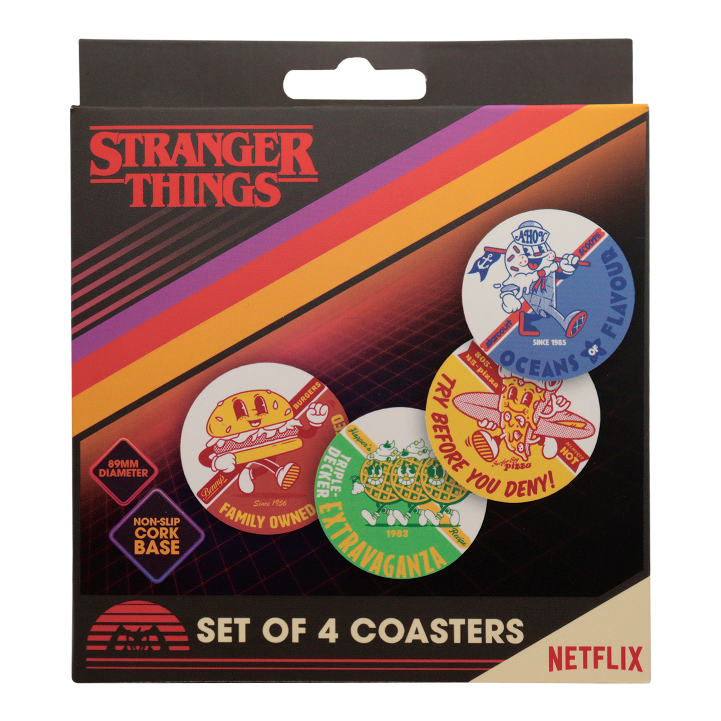 Stranger Things Coasters Merchandise | Zavvi Australia
