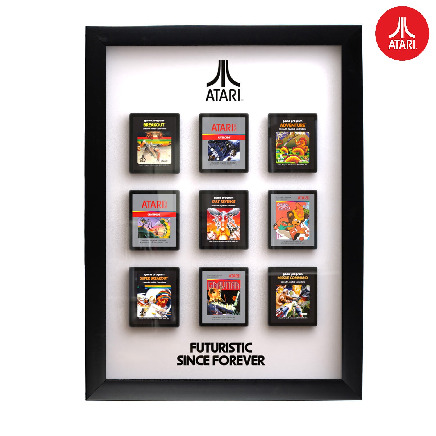 Official Atari 3D Wall Art - Cartridge Collection Gifts - Zavvi UK