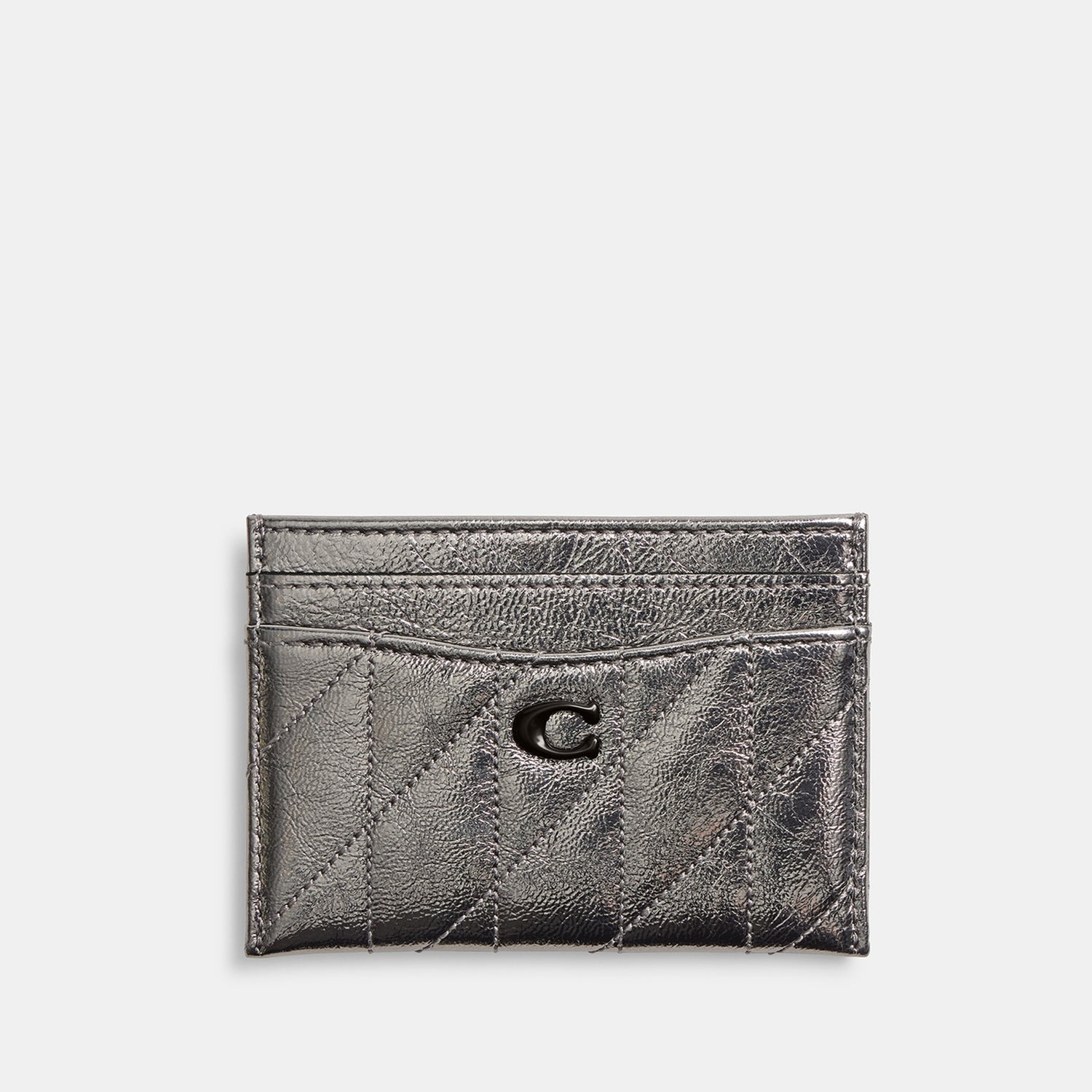 Coach Metallic Leather Essential Card Case | TheHut.com