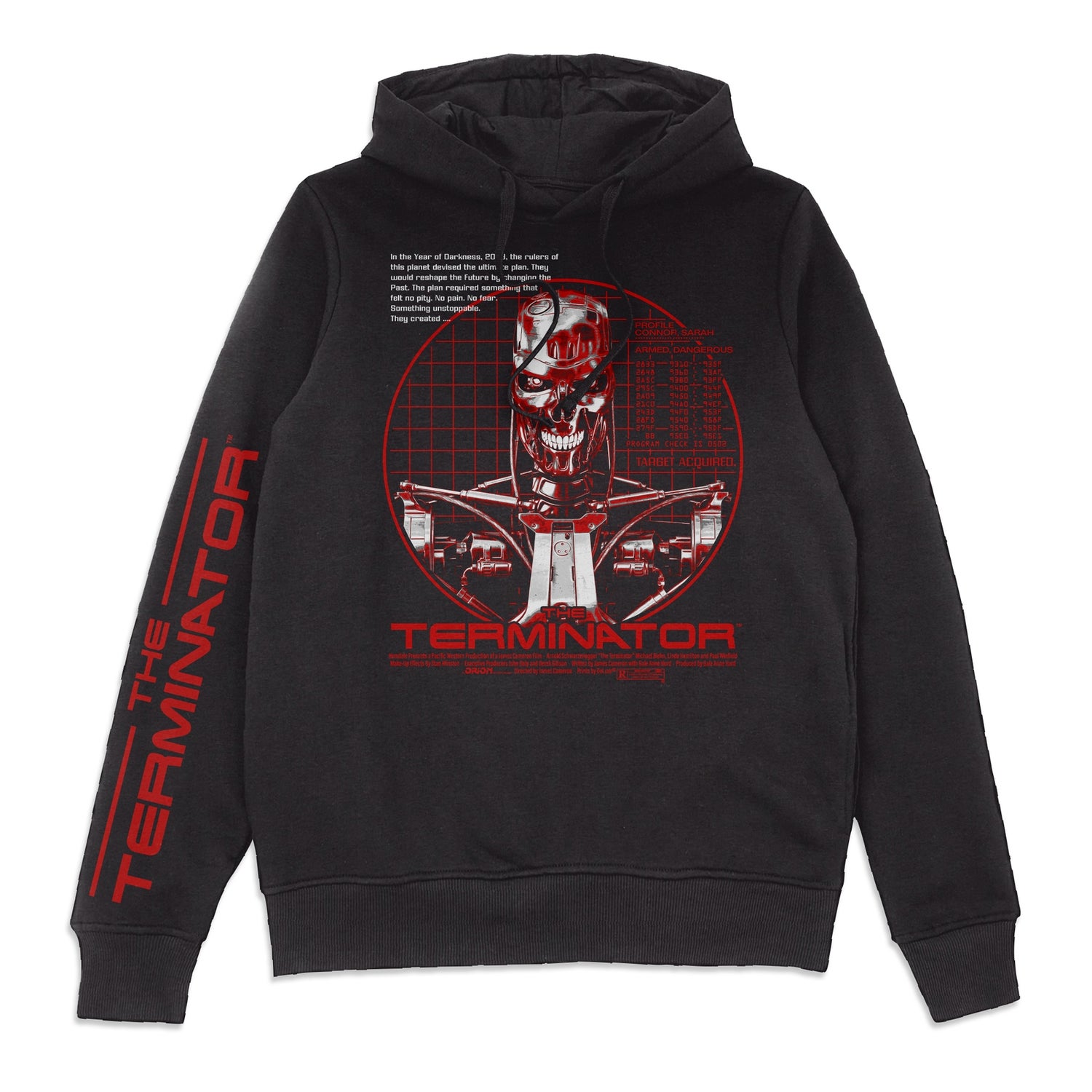 The Terminator Target Acquired Hoodie - Black - IWOOT UK