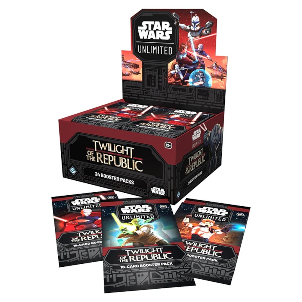 Star Wars: Unlimited Twilight of the Republic Booster Display (24 Packs) Toys - Zavvi UK