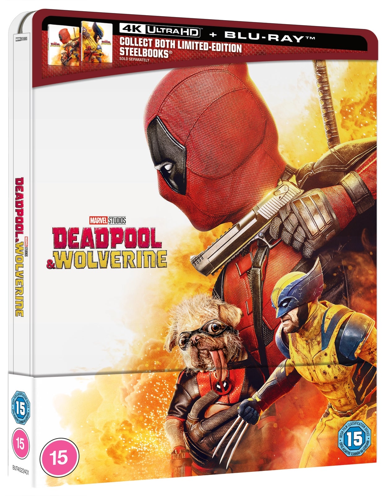 Marvel's Deadpool & Wolverine 4K Ultra HD & Blu-ray Steelbook 1 (Deadpool) 4K - Zavvi US