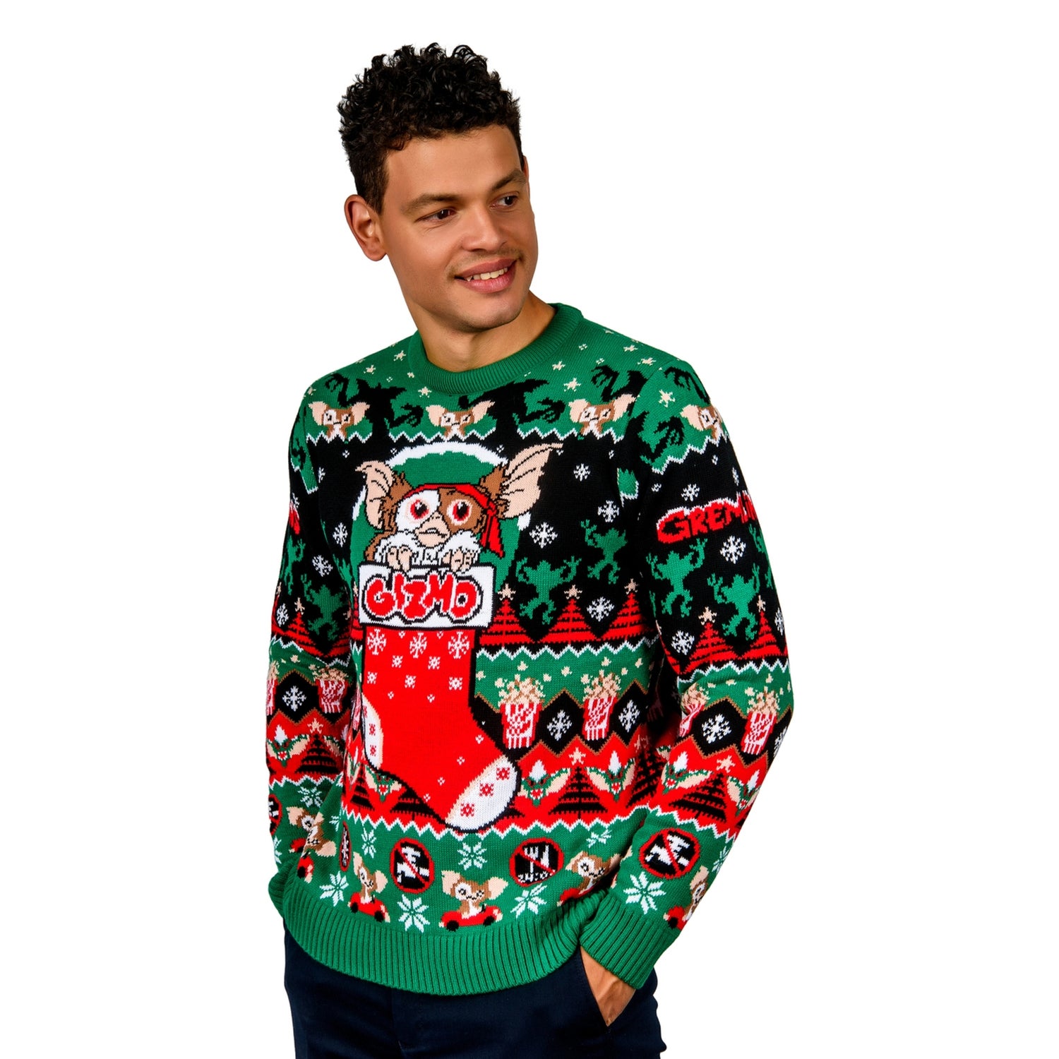 Gremlins Gizmo Knitted Christmas Jumper Clothing - Zavvi UK