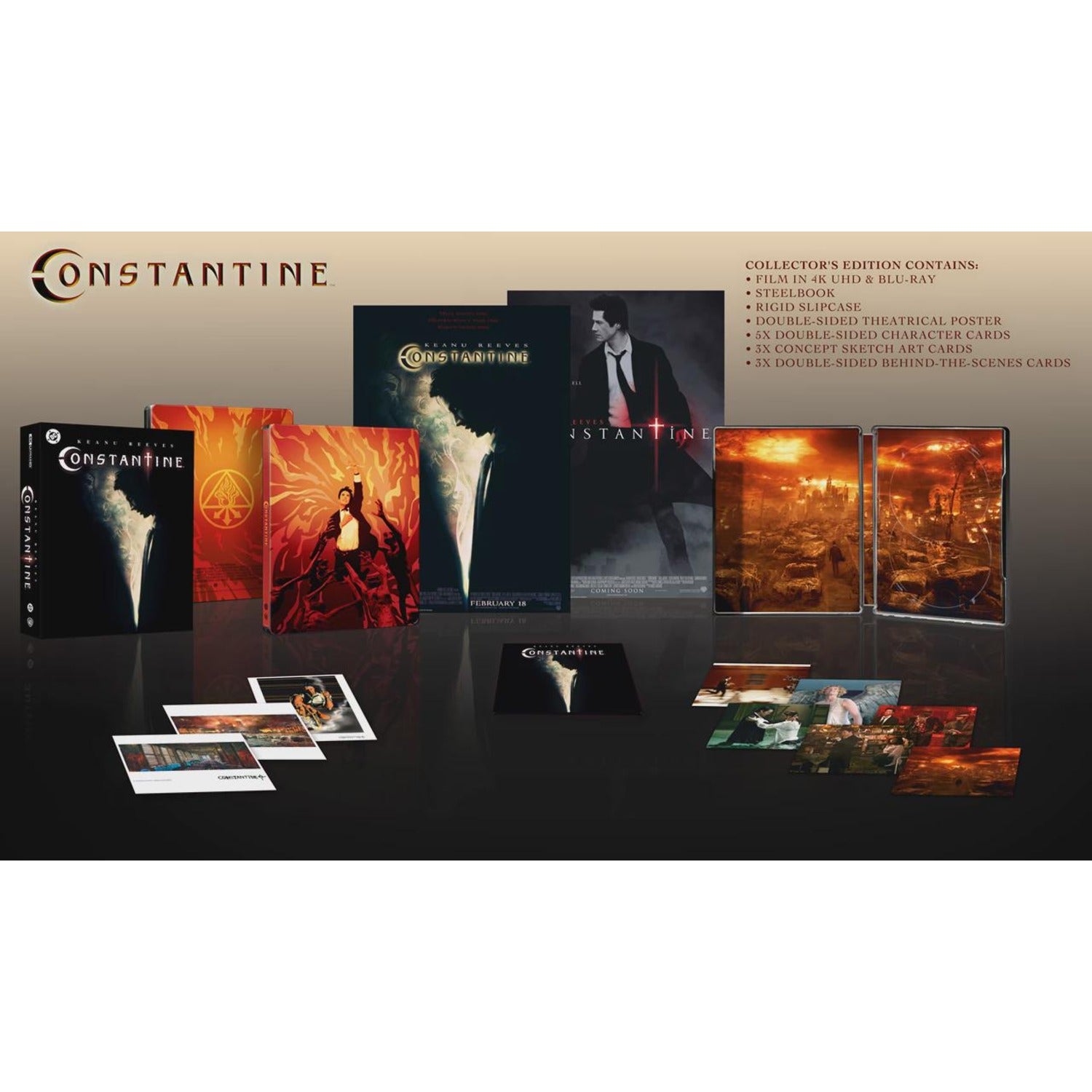 Constantine 20th Anniversary Collector's Edition 4K Ultra HD Steelbook ...