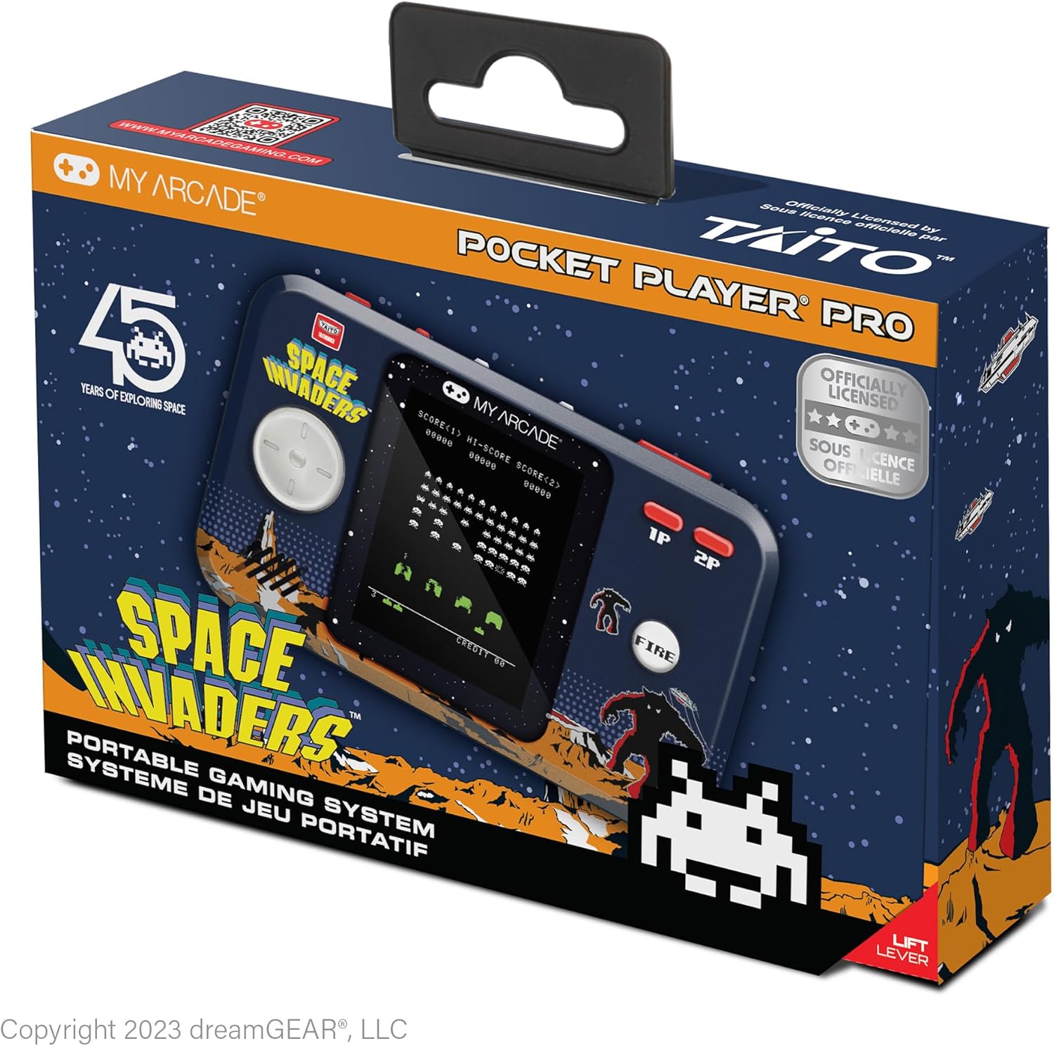 POCKET PLAYER PRO SPACE INVADERS PORTABLE GAMING SYSTEM Gifts - Zavvi UK
