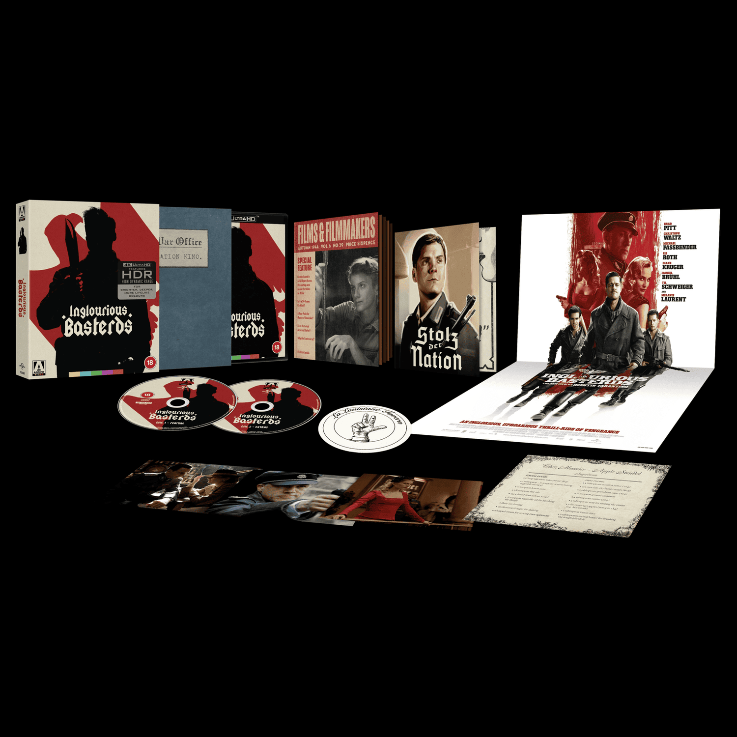 Inglourious Basterds Limited Edition 4K Ultra HD 4K | Zavvi Australia