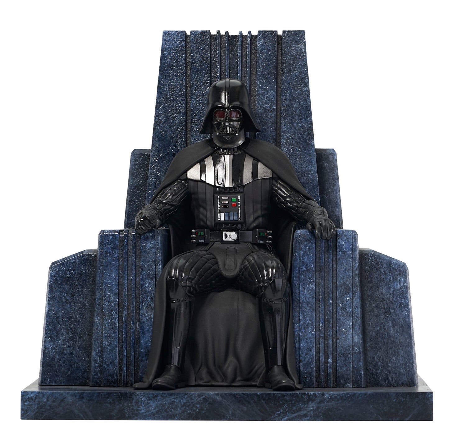 Gentle Giant Star Wars Premier Collection Kenobi Darth Vader On Throne ...