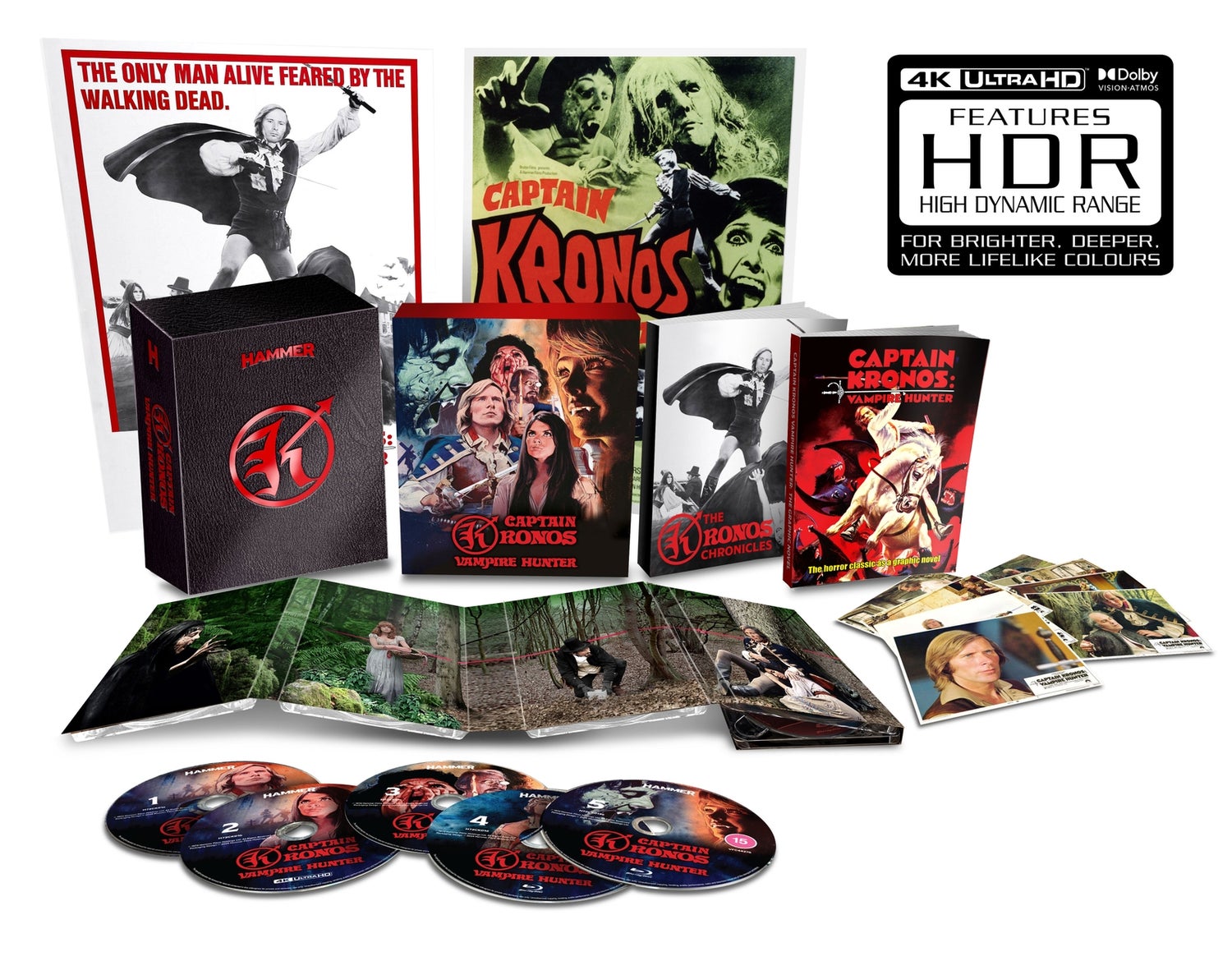 Captain Kronos: Vampire Hunter Limited Collector's Edition 4K Ultra HD & Blu-ray 4K - Zavvi US