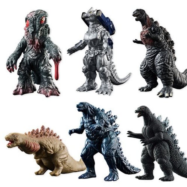Godzilla Soft Vinyl Figure Collection Shokugan Candy Collectable ...