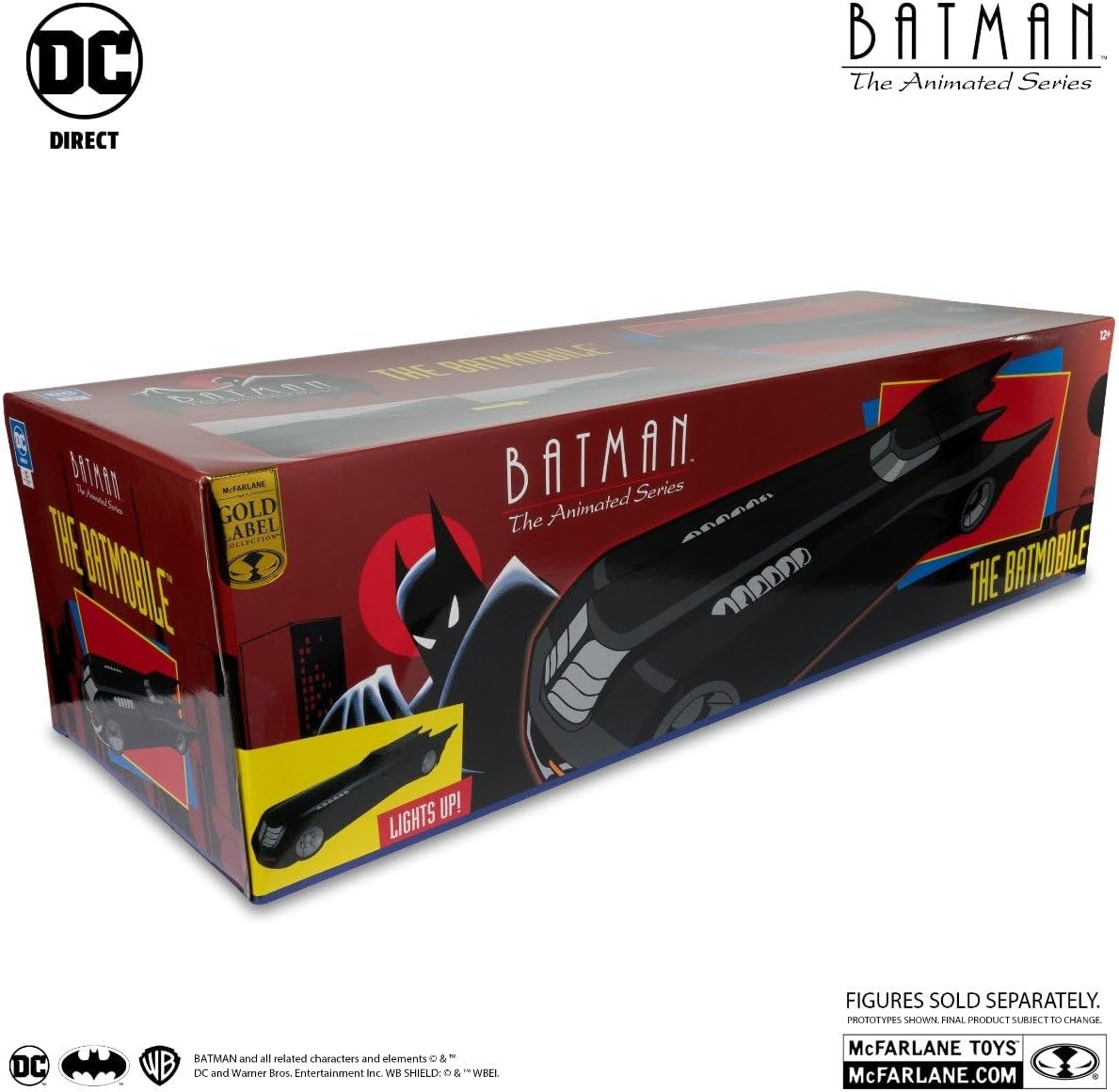 Batman The Animated Series 6" Action Figure Vehicle - Batmobile ...