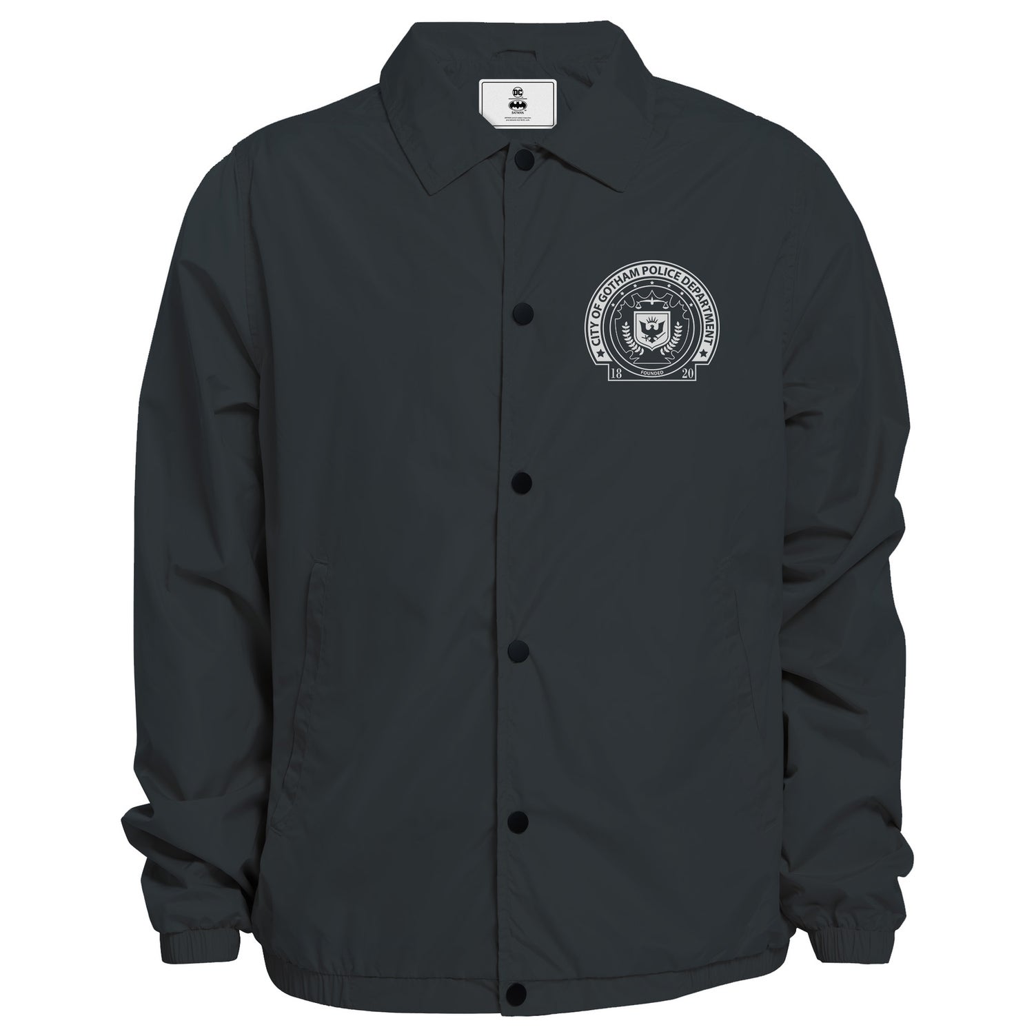 Batman GCPD Coach Jacket - Black Clothing - Zavvi UK