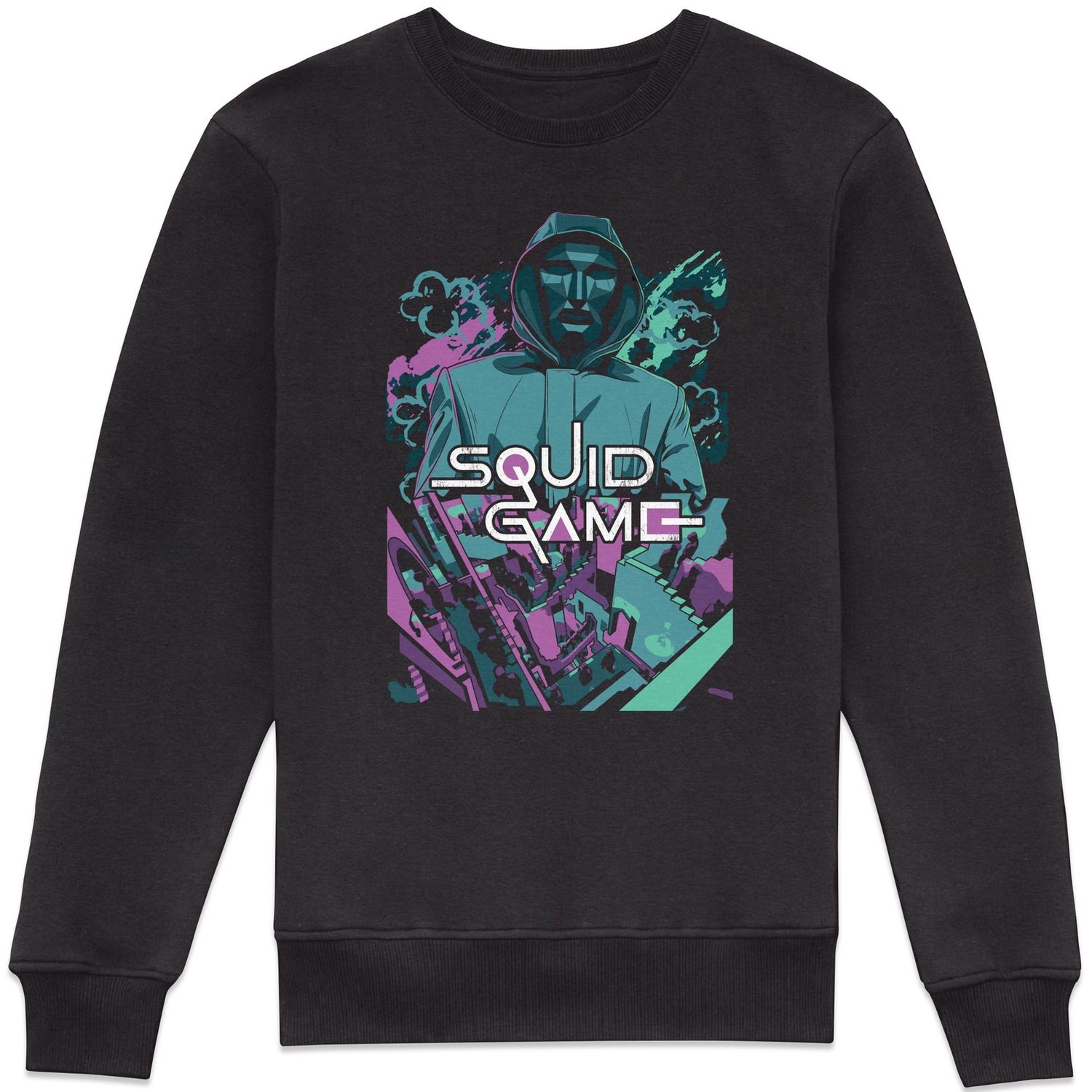 Squid Game Neon Chills Alex Tillbrook Sweatshirt - Black Clothing ...