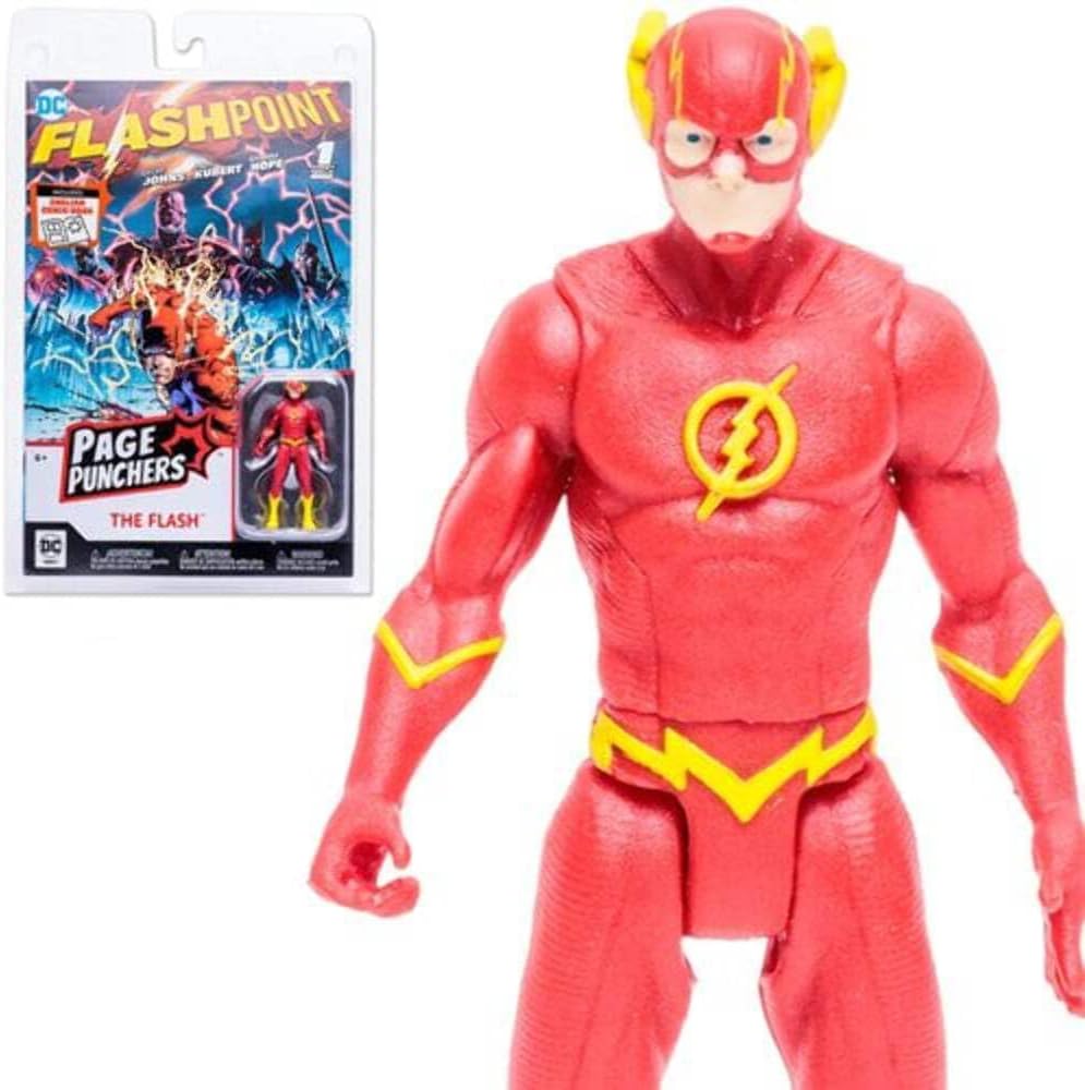 McFarlane DC DIRECT - 3IN COMIC WITH FIGURE WV1 - THE FLASH (FLASHPOINT ...