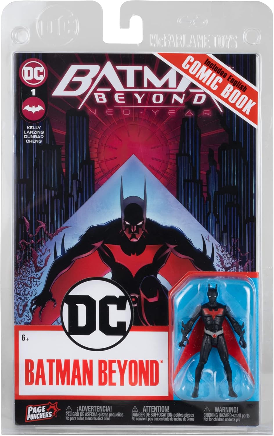 McFarlane DC DIRECT - 3IN FIGURE WITH COMIC WV3 - BATMAN BEYOND ...