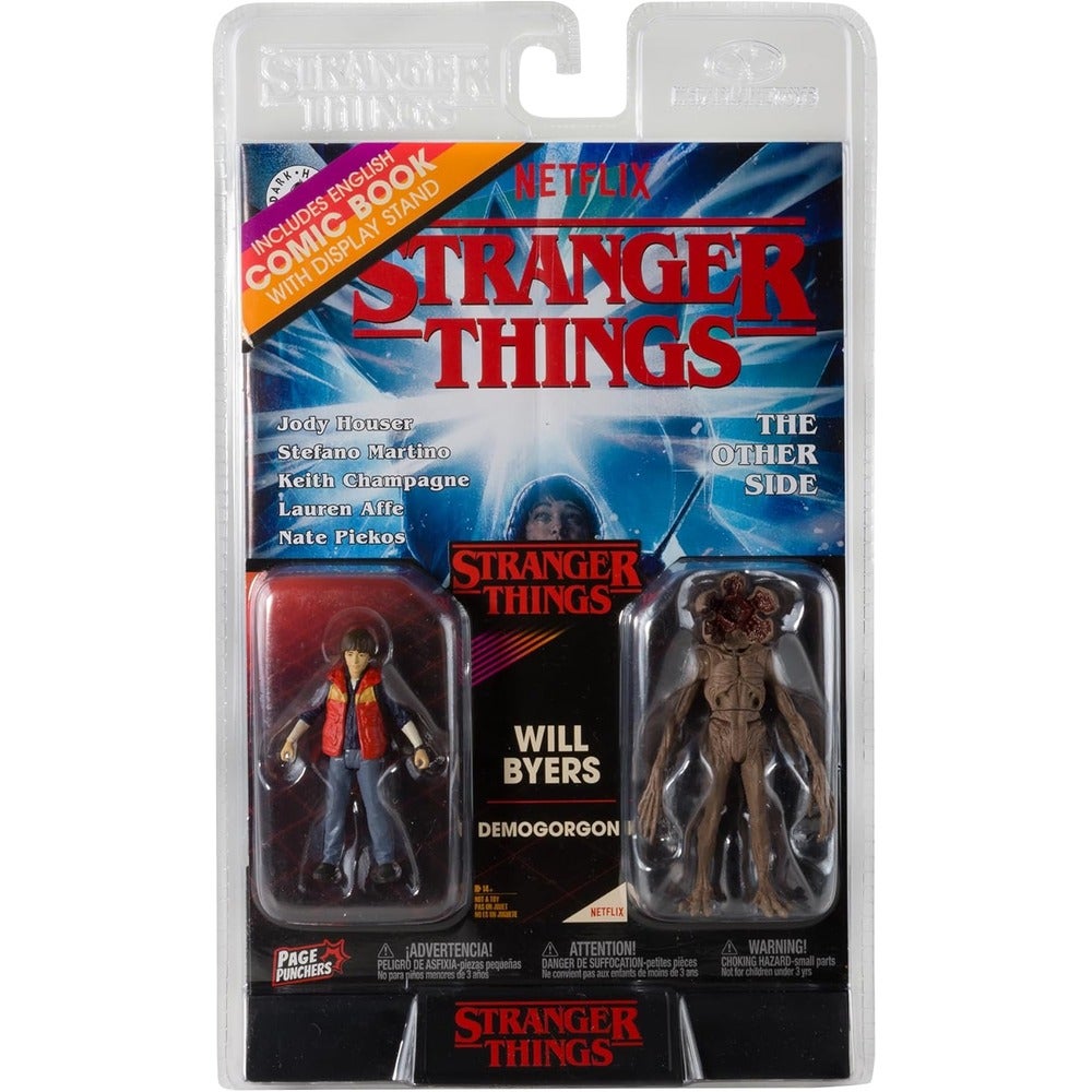 STRANGER THINGS 3IN WITH COMIC 2PK - WAVE 1 - WILL BYERS AND DEMOGORGON ...