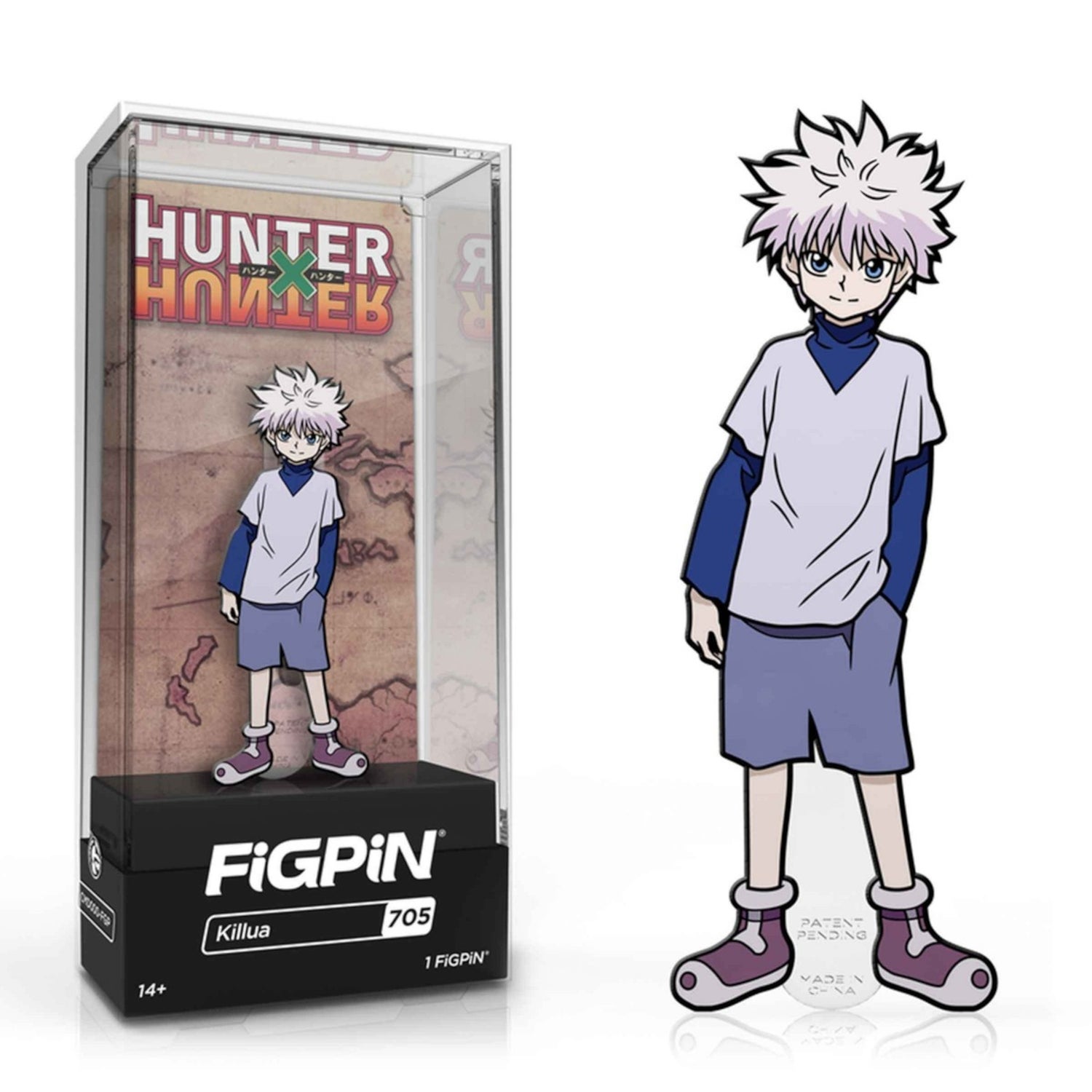 FiGPiN Hunter X Hunter Killua 3" Enamel Pin #705 Merchandise - Zavvi US