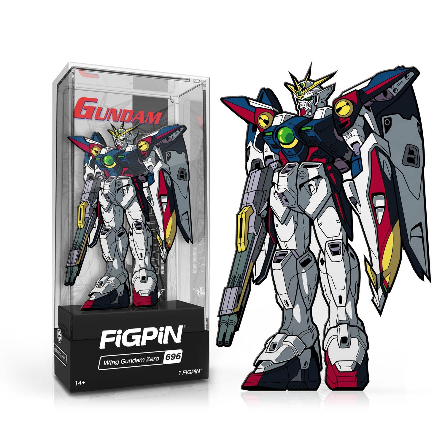 FiGPiN Gundam Wing Gundam Zero 3" Enamel Pin #697 Merchandise - Zavvi US