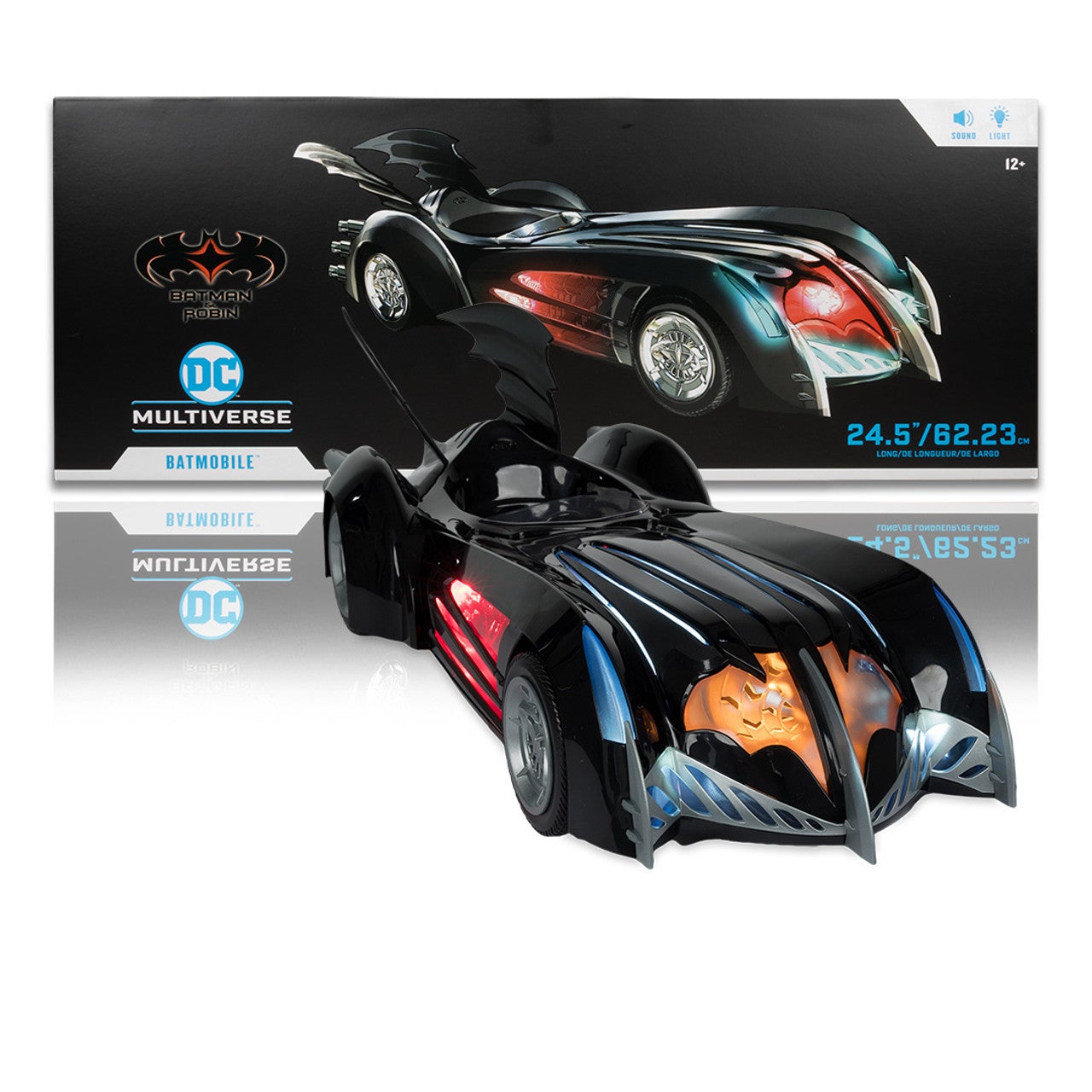 MCFARLANE DC MULTIVERSE VEHICLES - BATMOBILE WITH L&S (BATMAN AND ROBIN ...