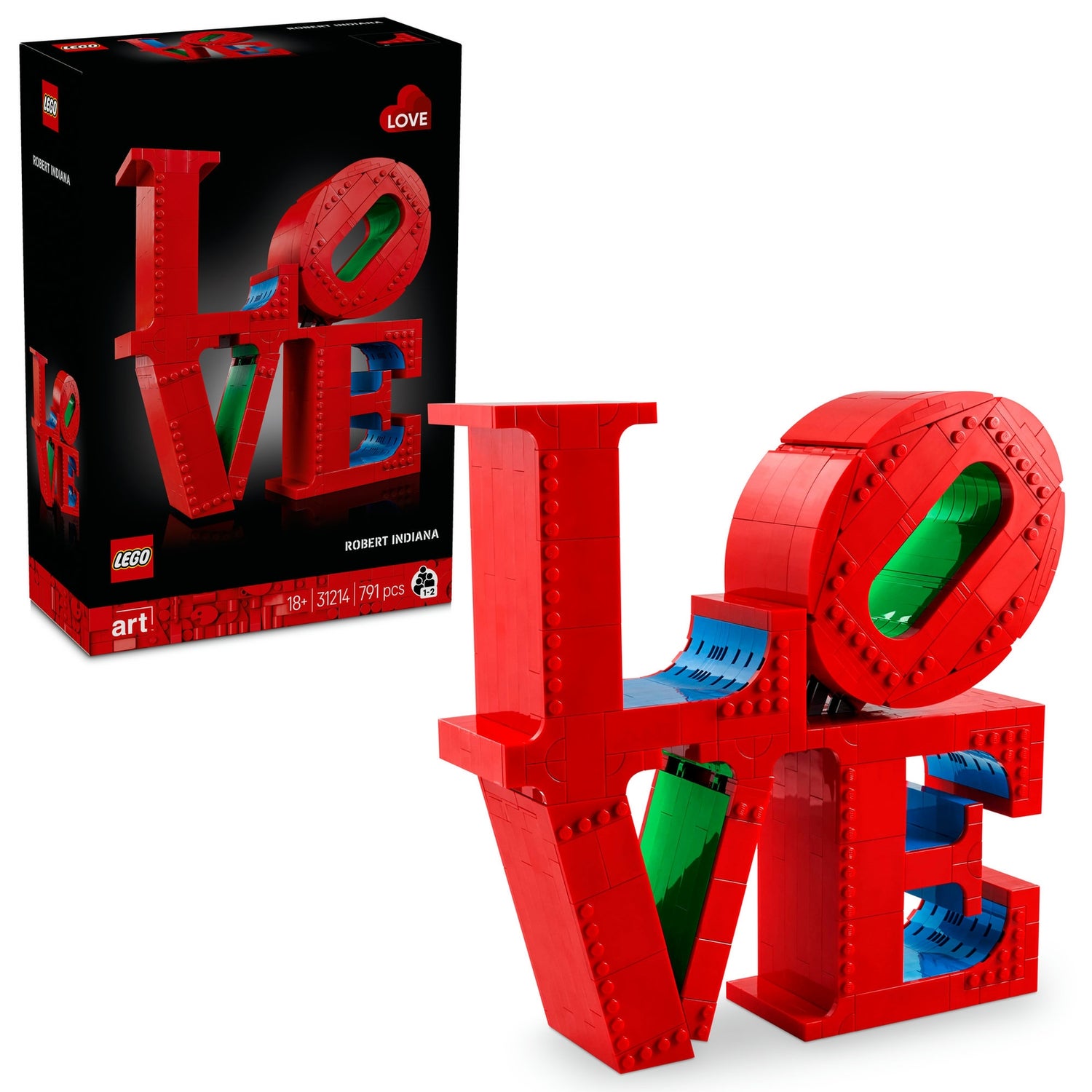 LEGO Art LOVE Home Decor Building Set for Adults 31214 Toys - Zavvi UK
