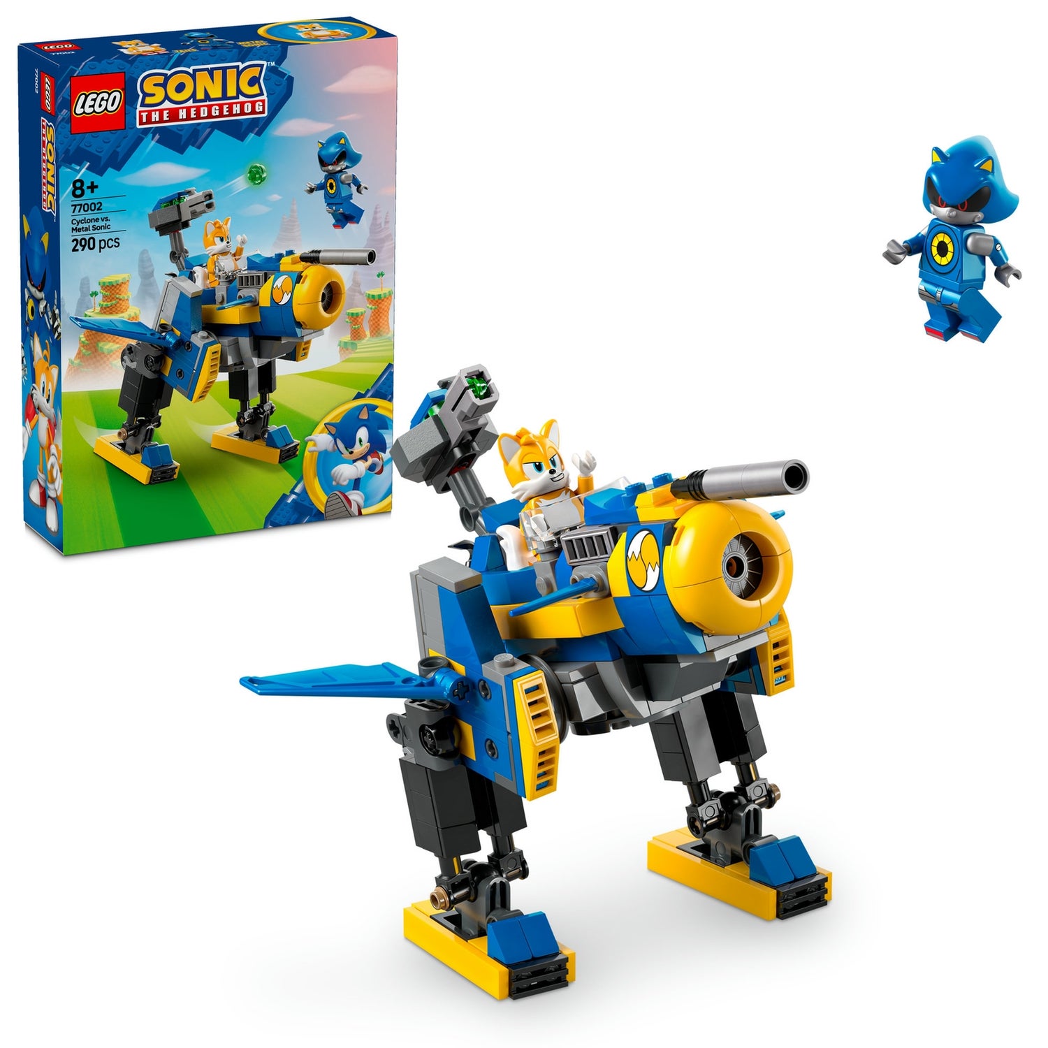 LEGO® Sonic the Hedgehog™ Cyclone vs. Metal Sonic Toys 77002 - IWOOT UK