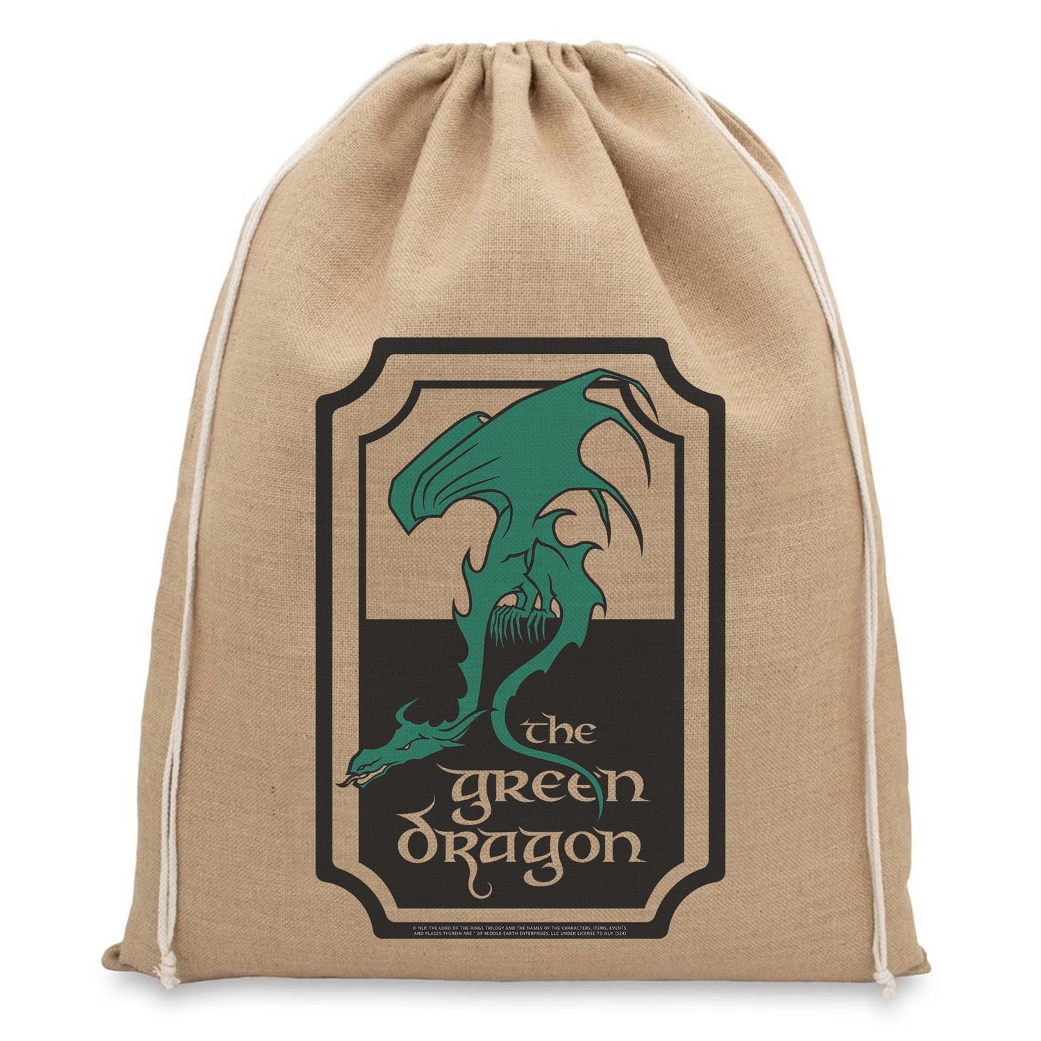 Lord Of The Rings The Green Dragon Christmas Hessian Sack Merchandise ...