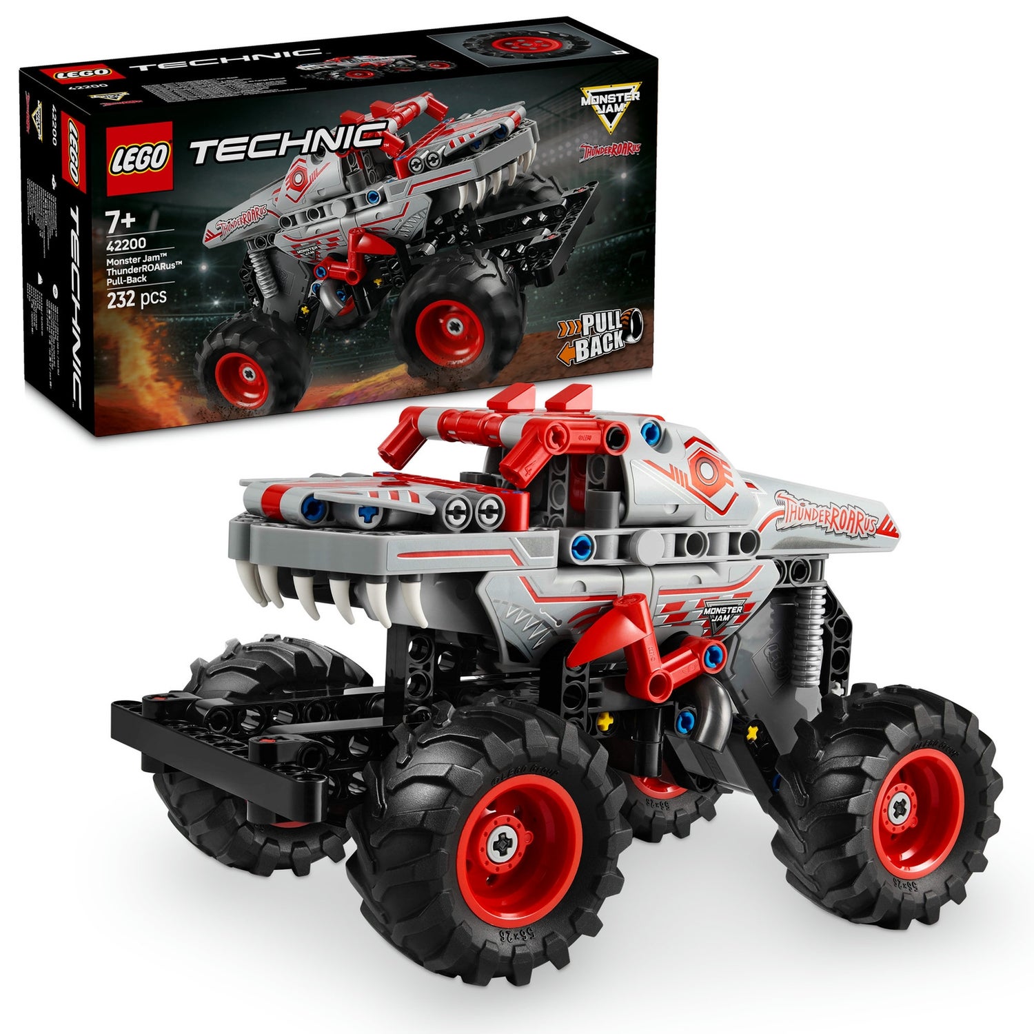 LEGO Technic Monster Jam ThunderROARus Pull-Back Truck 42200 Toys ...