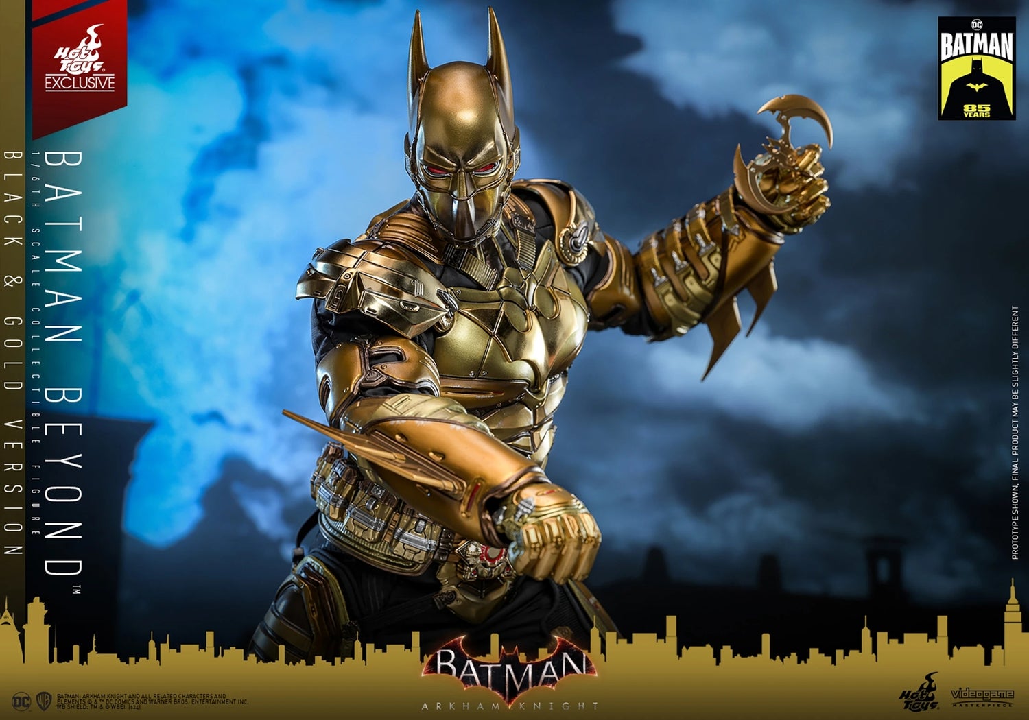 Hot Toys 1/6th Scale Batman Beyond Black & Gold Version Limited Edition ...