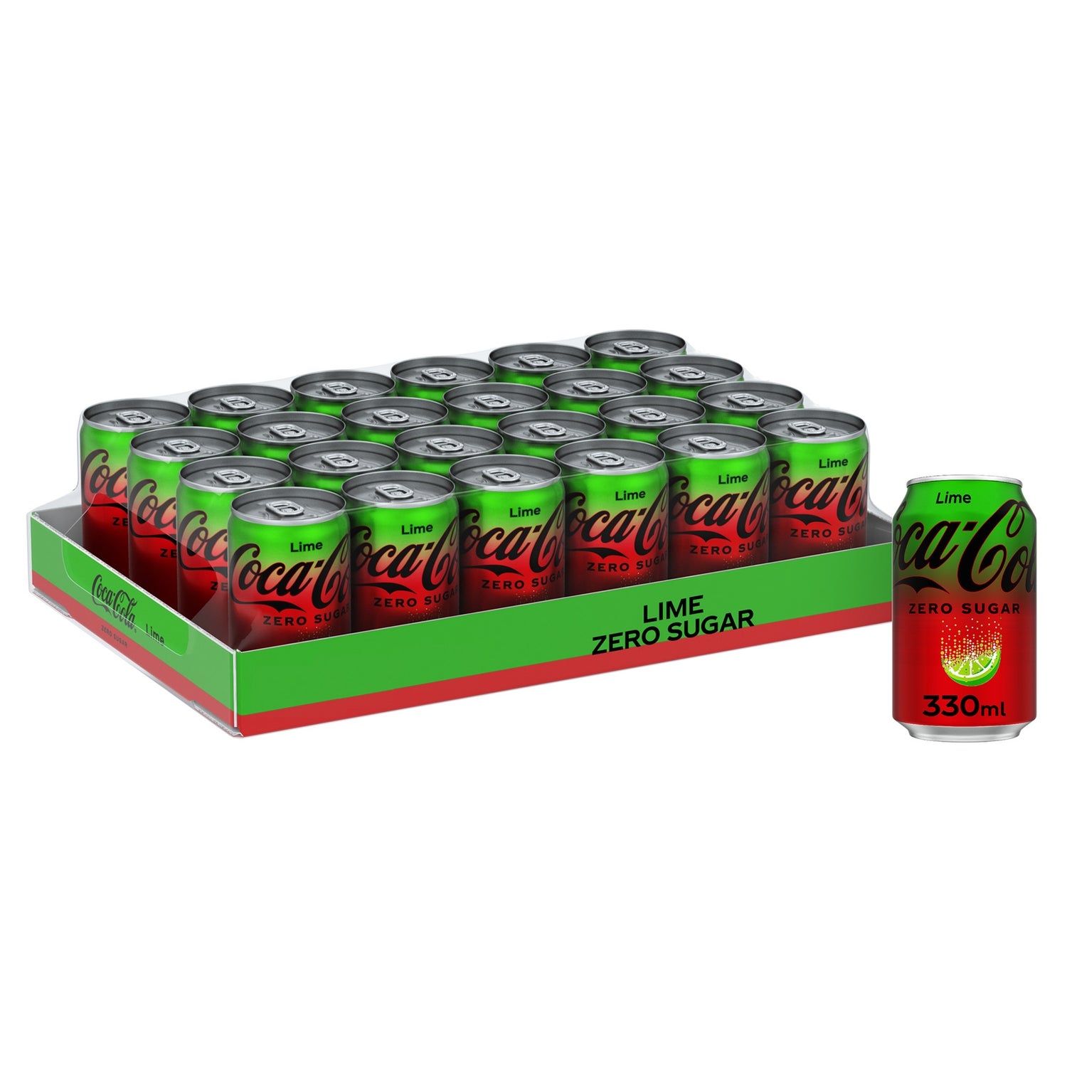 Coca-Cola Zero Sugar Lime 24 x 330ml | Your Coca-Cola UK