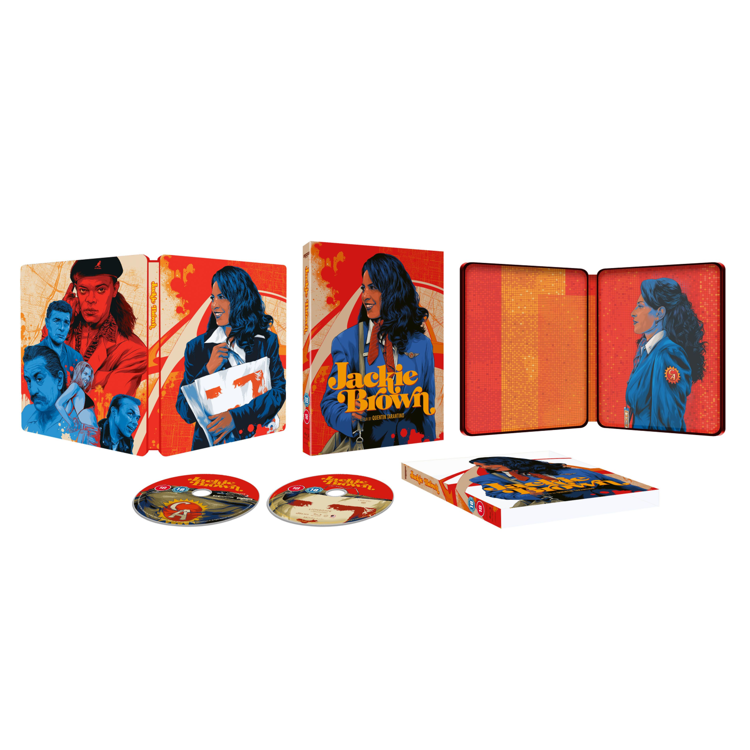 JACKIE BROWN 4K ULTRA HD & BLU-RAY STEELBOOK 4K - Zavvi UK