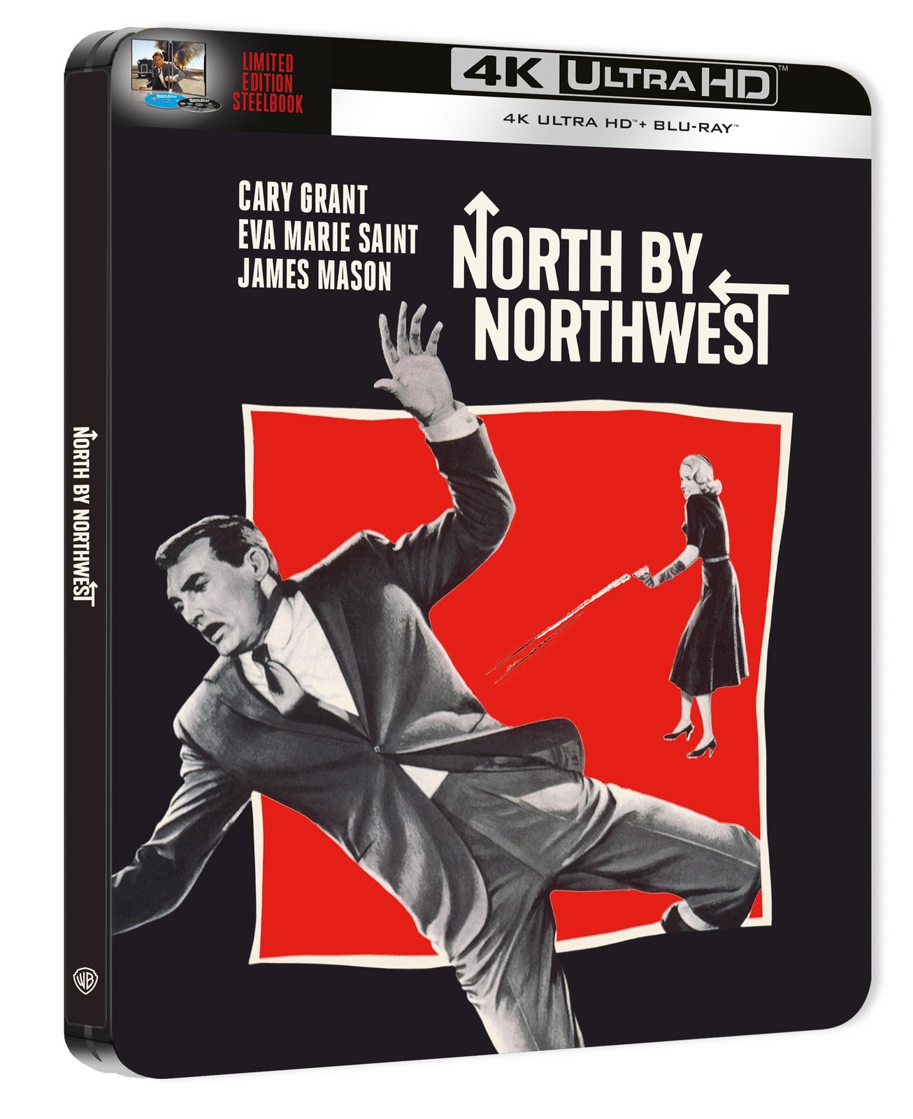 North by Northwest Steelbook 4K Ultra HD [1959] 4K - Zavvi UK